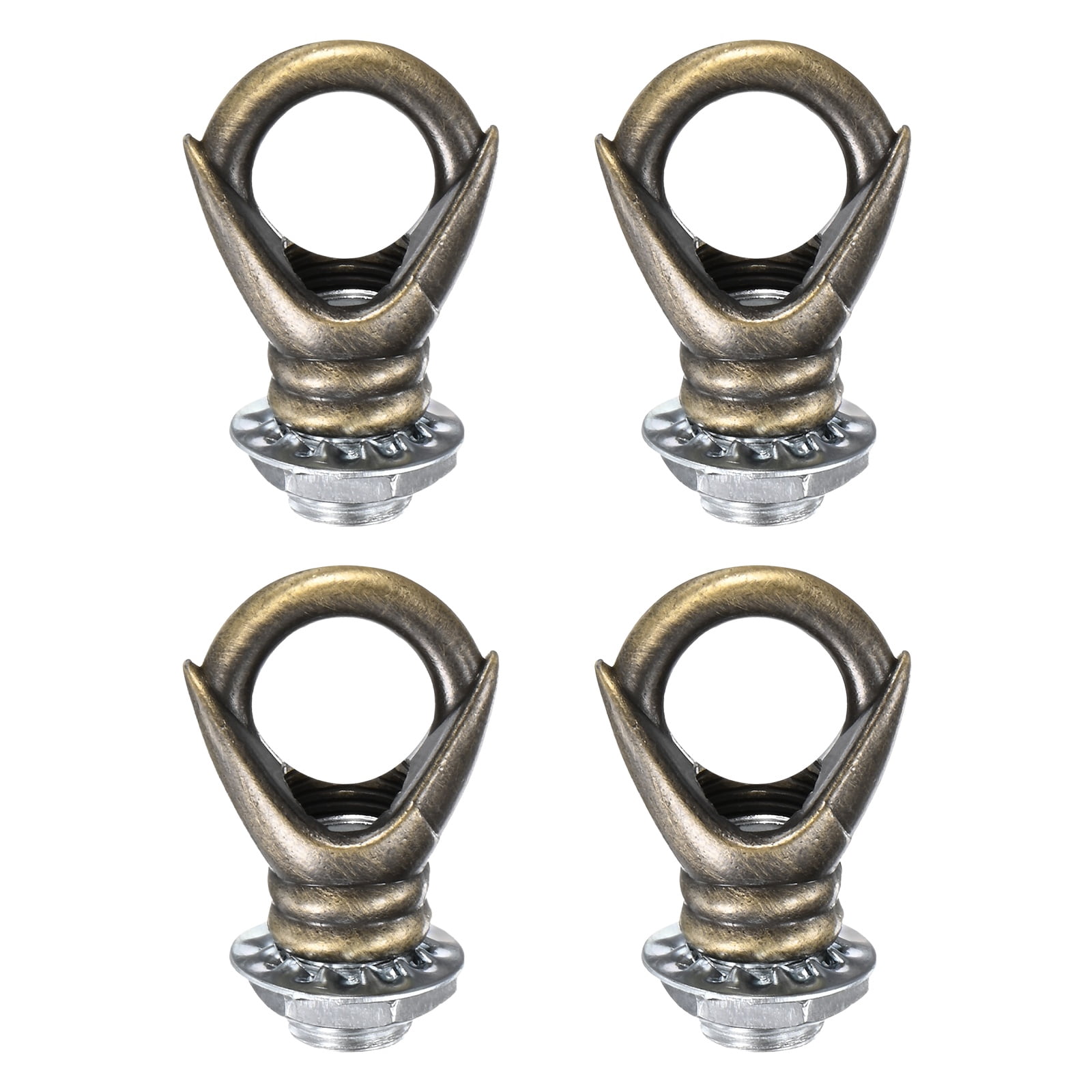 Uxcell 4 Pack Light Fixture Hooks Ring Nuts, 5kg Max Load M10 Thread ...