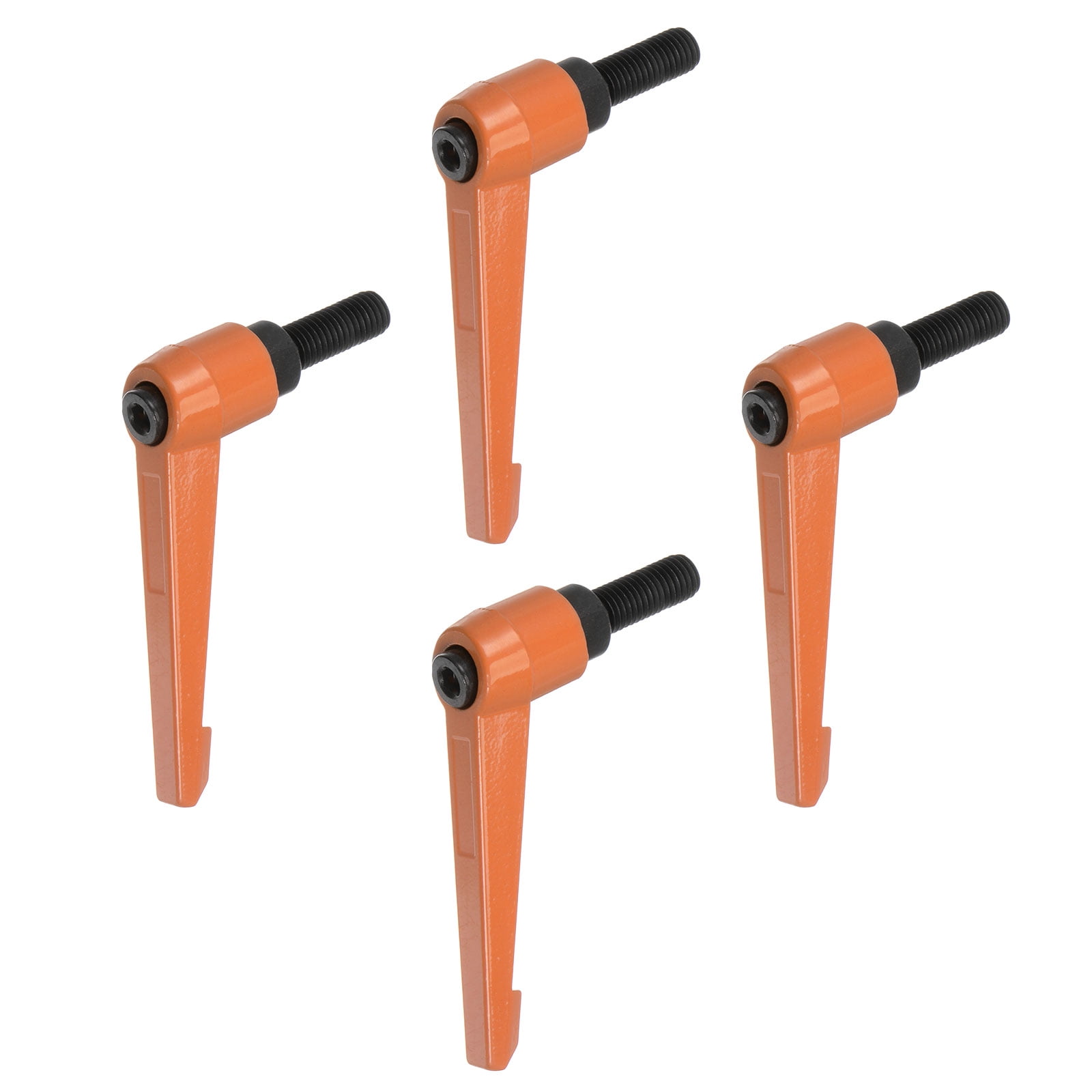 Uxcell 4 Pack M10 x 25mm Male Threaded Stud Adjustable Clamping Lever ...