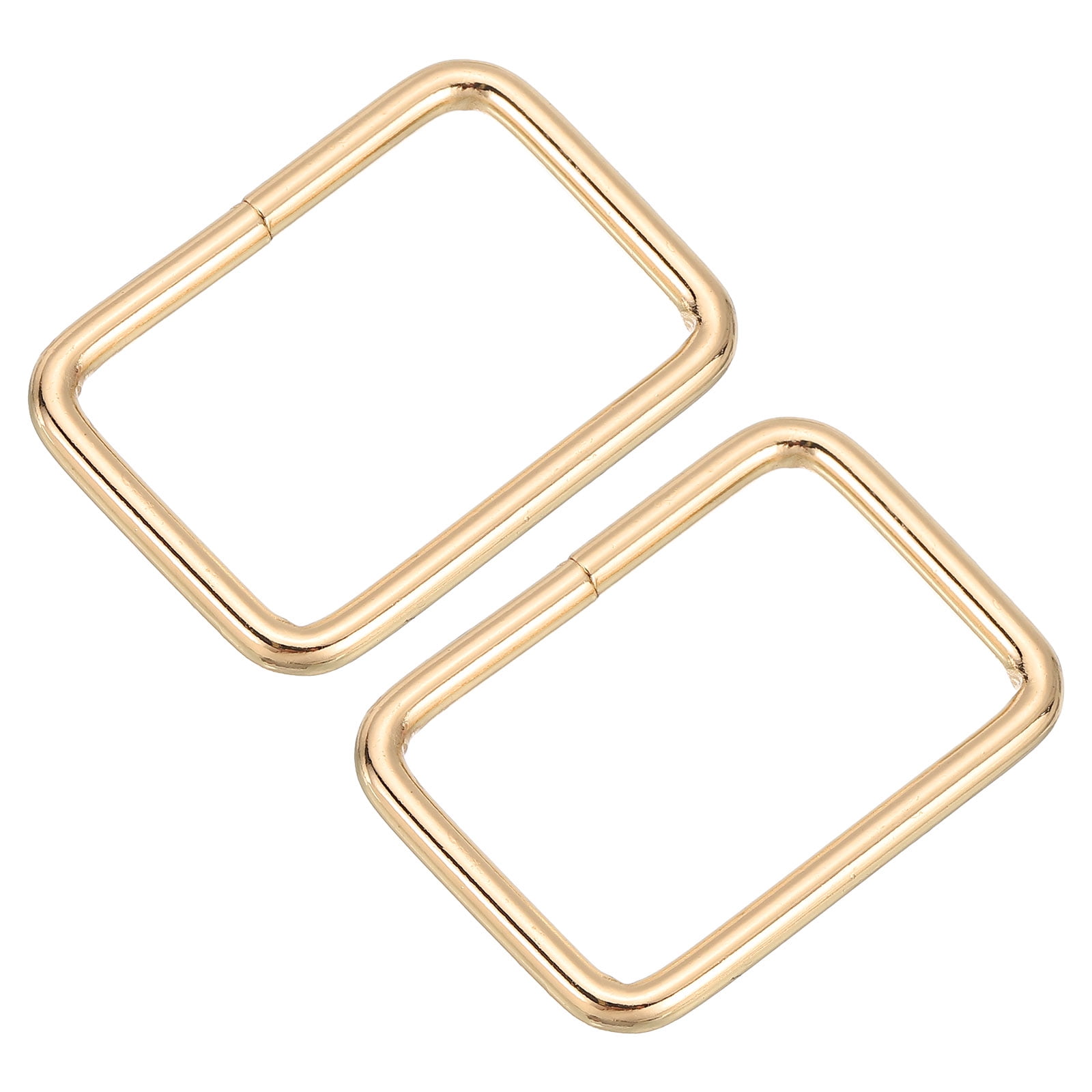 Uxcell 4 Pack Metal Rectangle Ring, 1 1/2 x 1 Inch Rectangular Buckle ...