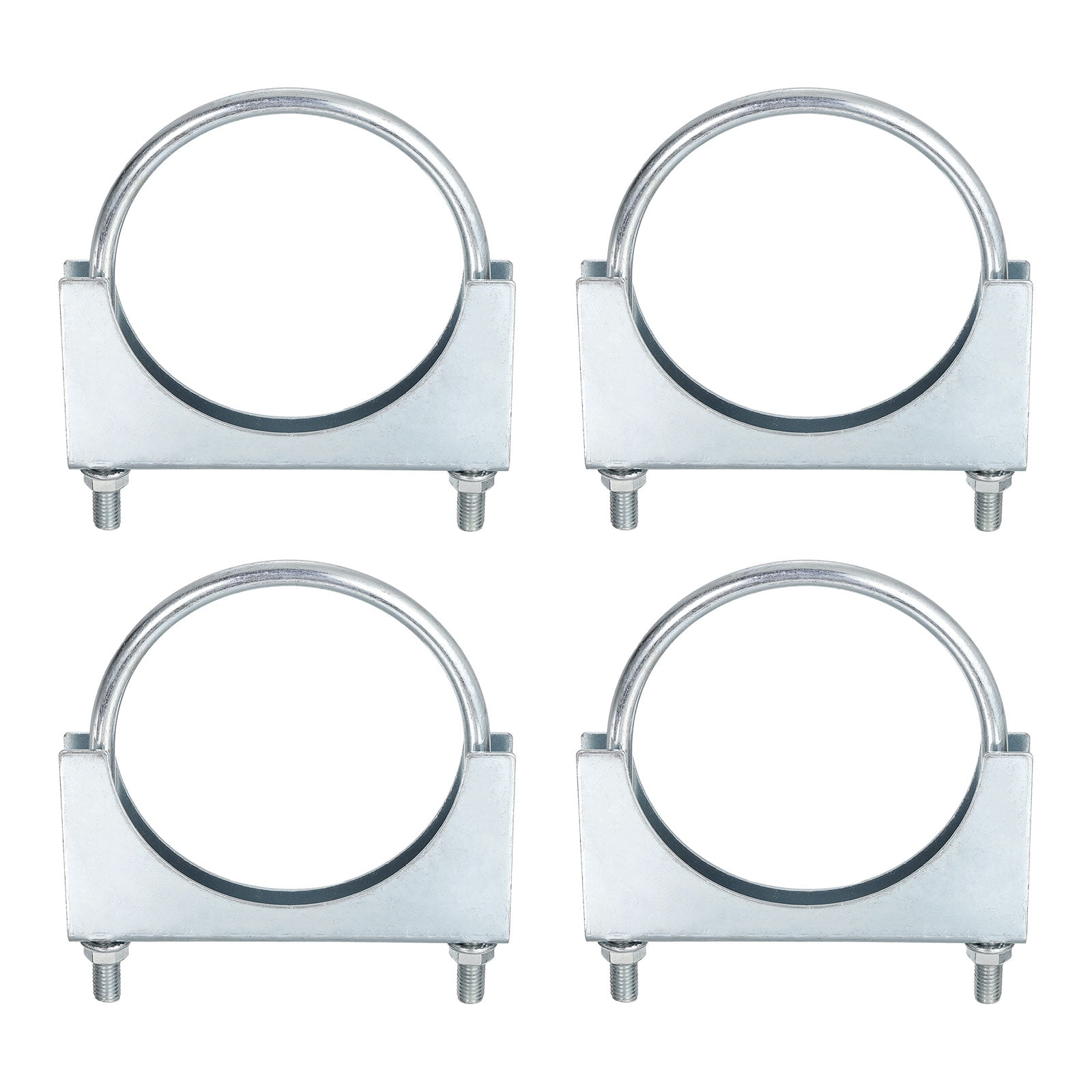 Uxcell 4 Pack Muffler U-Bolt Clamps for 115mm(4-1/2") Diameter, U ...