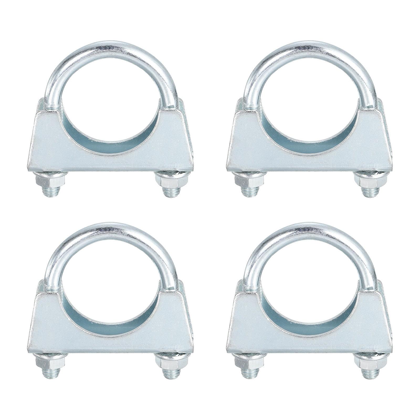 Uxcell 4 Pack Muffler U-Bolt Clamps for 38mm(1-1/2") Diameter, U-shaped ...