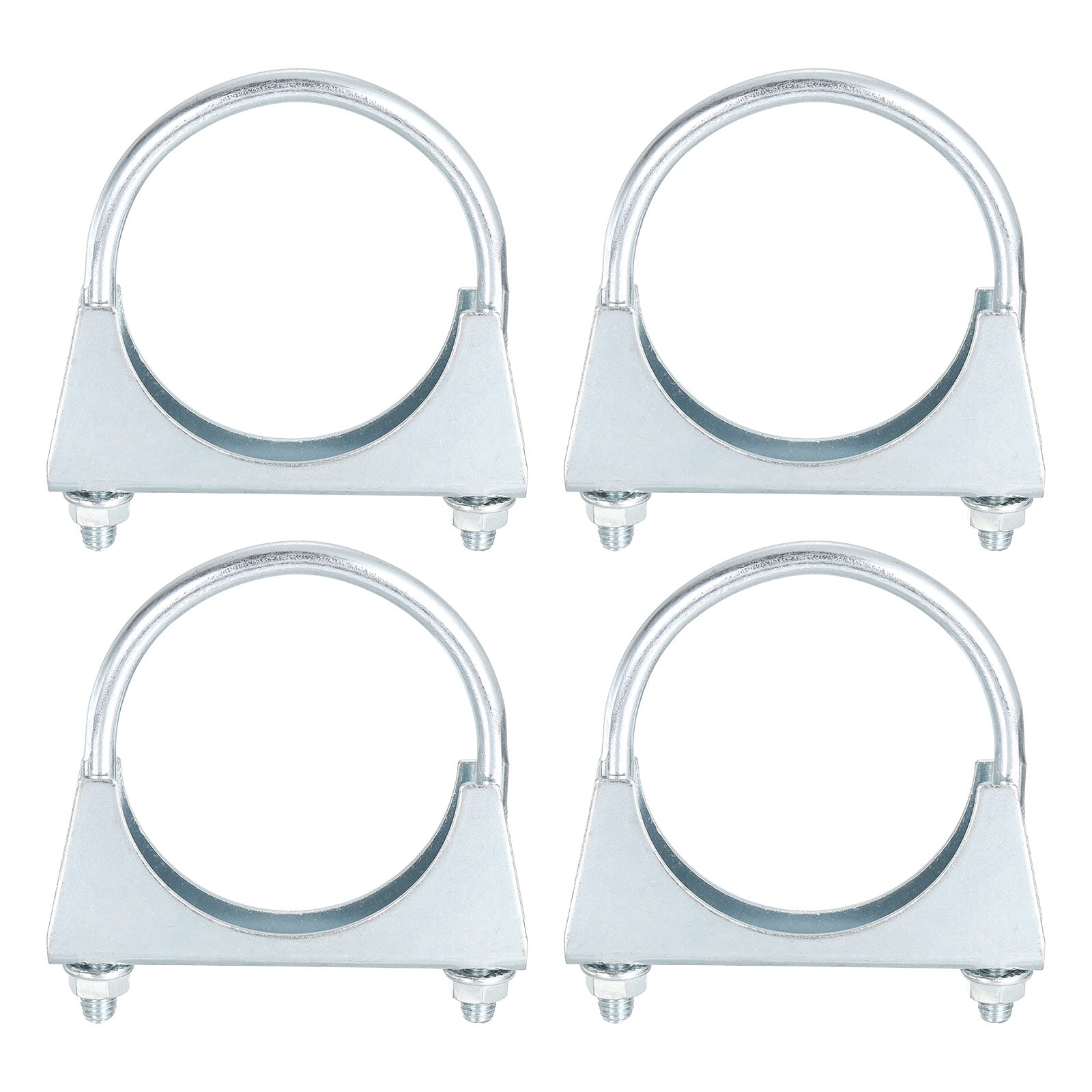 Uxcell 4 Pack Muffler U-Bolt Clamps for 70mm(2-3/4") Diameter, U-shaped ...