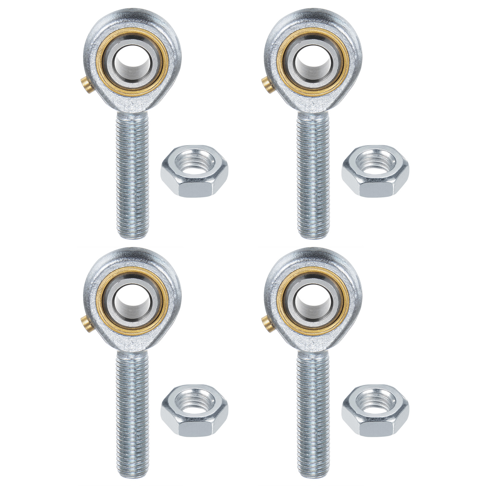 Uxcell 4-Pack POSB5 Rod End Bearing, 5/16 Inch Bore 5/16-24 Left Thread ...
