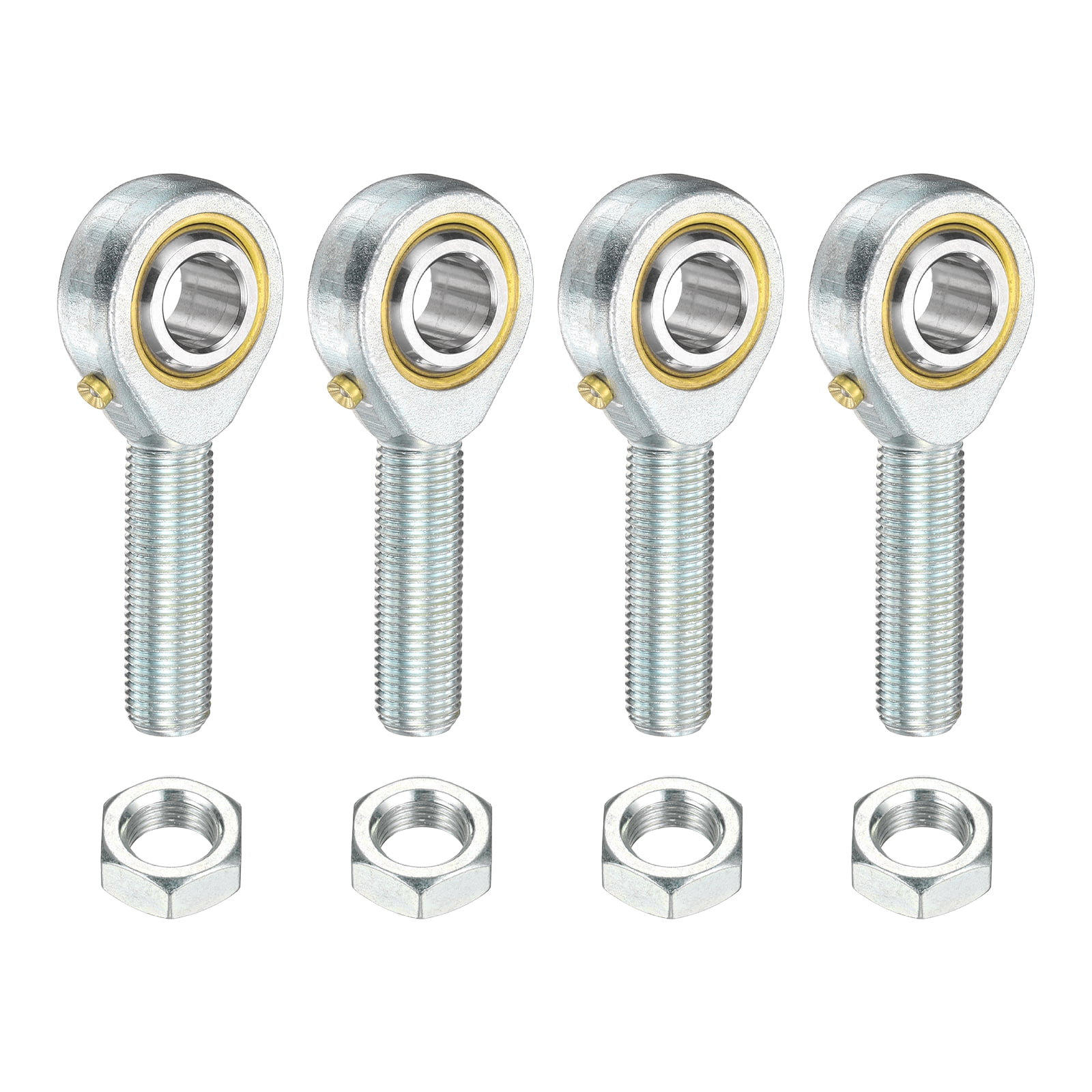 Uxcell 4 Pack POSB8 1/2 Inch Male Rod End Bearing, 1/2-20 UNF Right Hand Male Thread Rod End ...