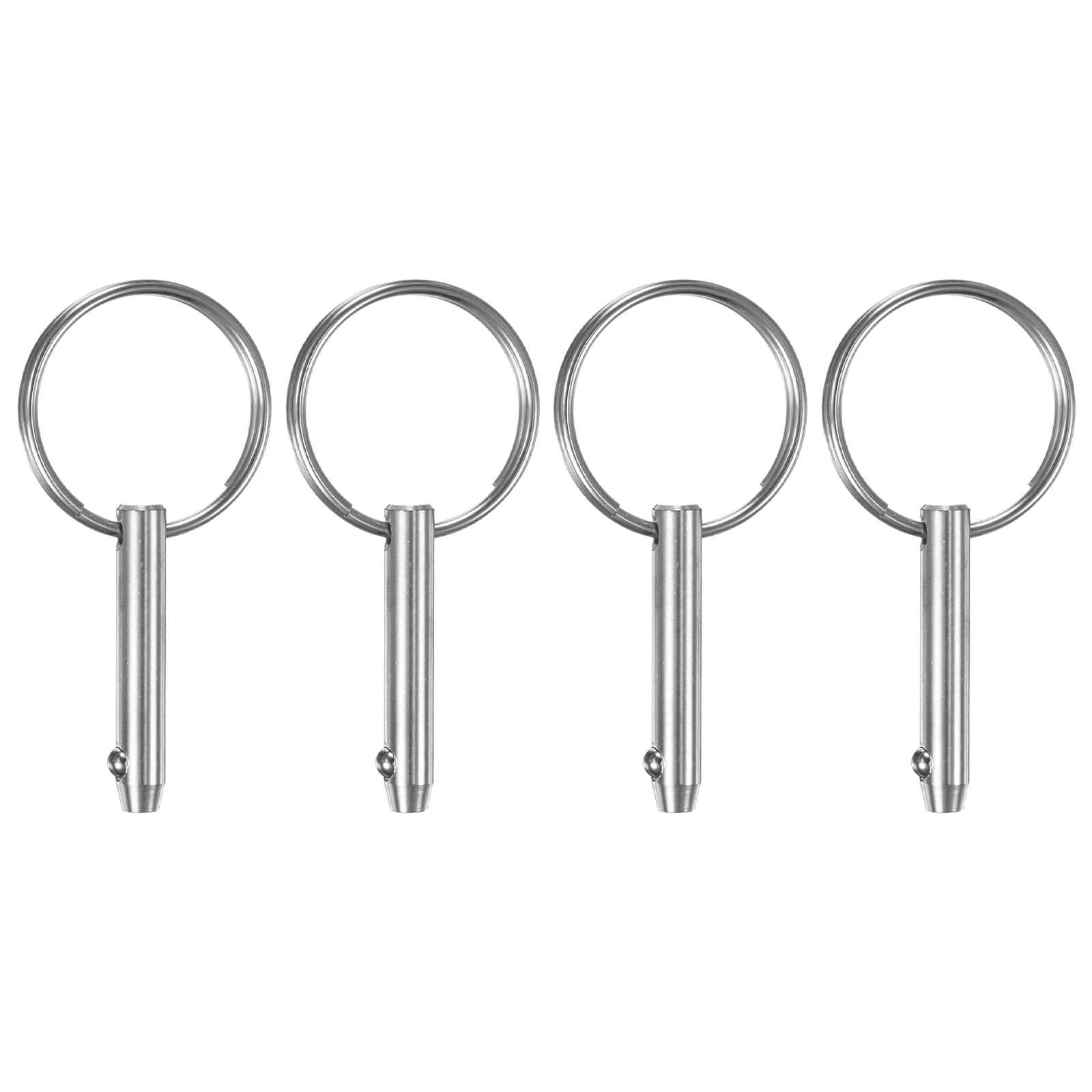 Uxcell 4-Pack Quick Release Pins, 316 Stainless Steel 6.3mm Dia., 26mm ...