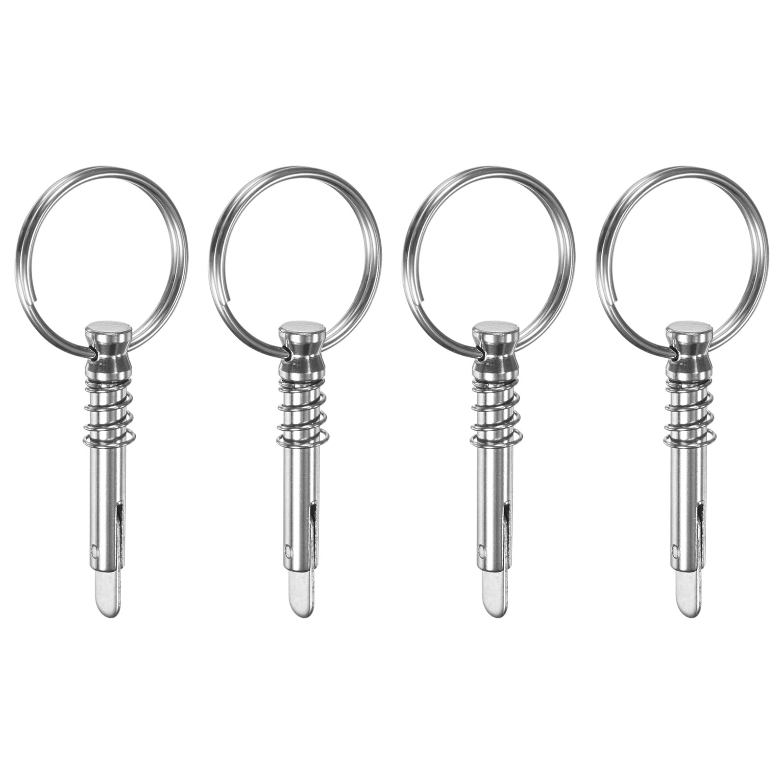 Uxcell 4-Pack Quick Release Pins, 316 Stainless Steel 6.3mm Dia., 30mm ...