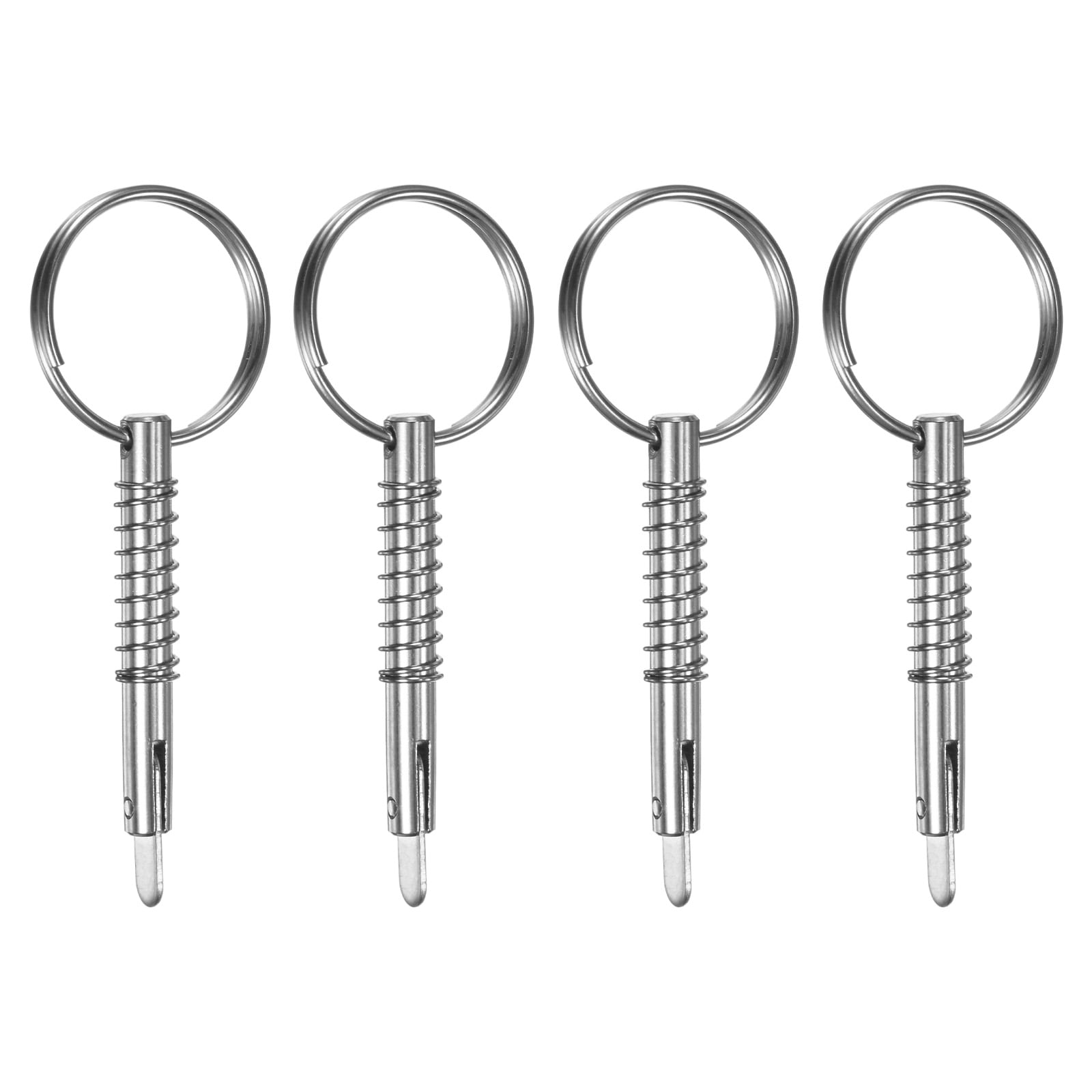 Uxcell 4-Pack Quick Release Pins, 316 Stainless Steel 6.3mm Dia., 41mm ...