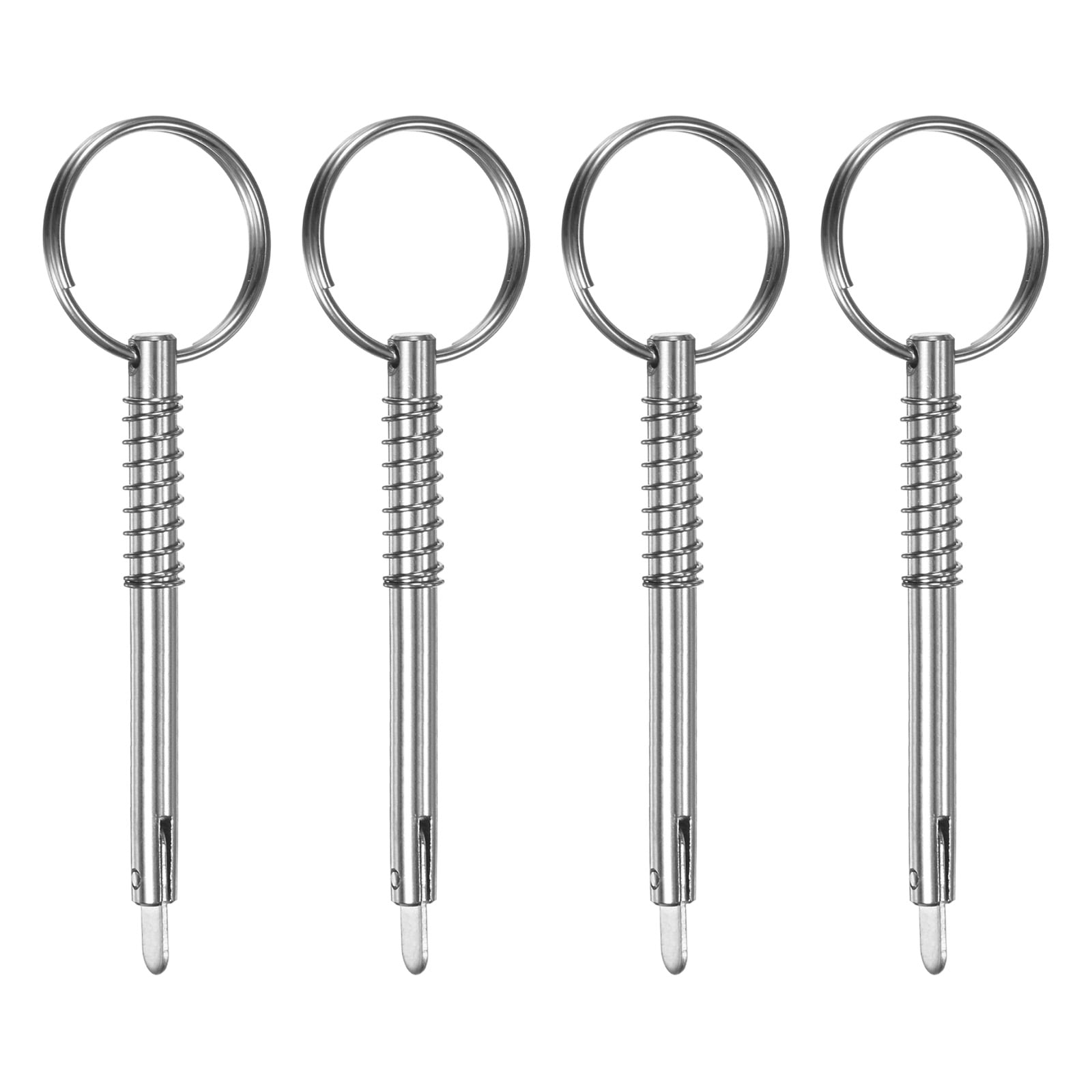 Uxcell 4-Pack Quick Release Pins, 316 Stainless Steel 6.3mm Dia., 65mm ...