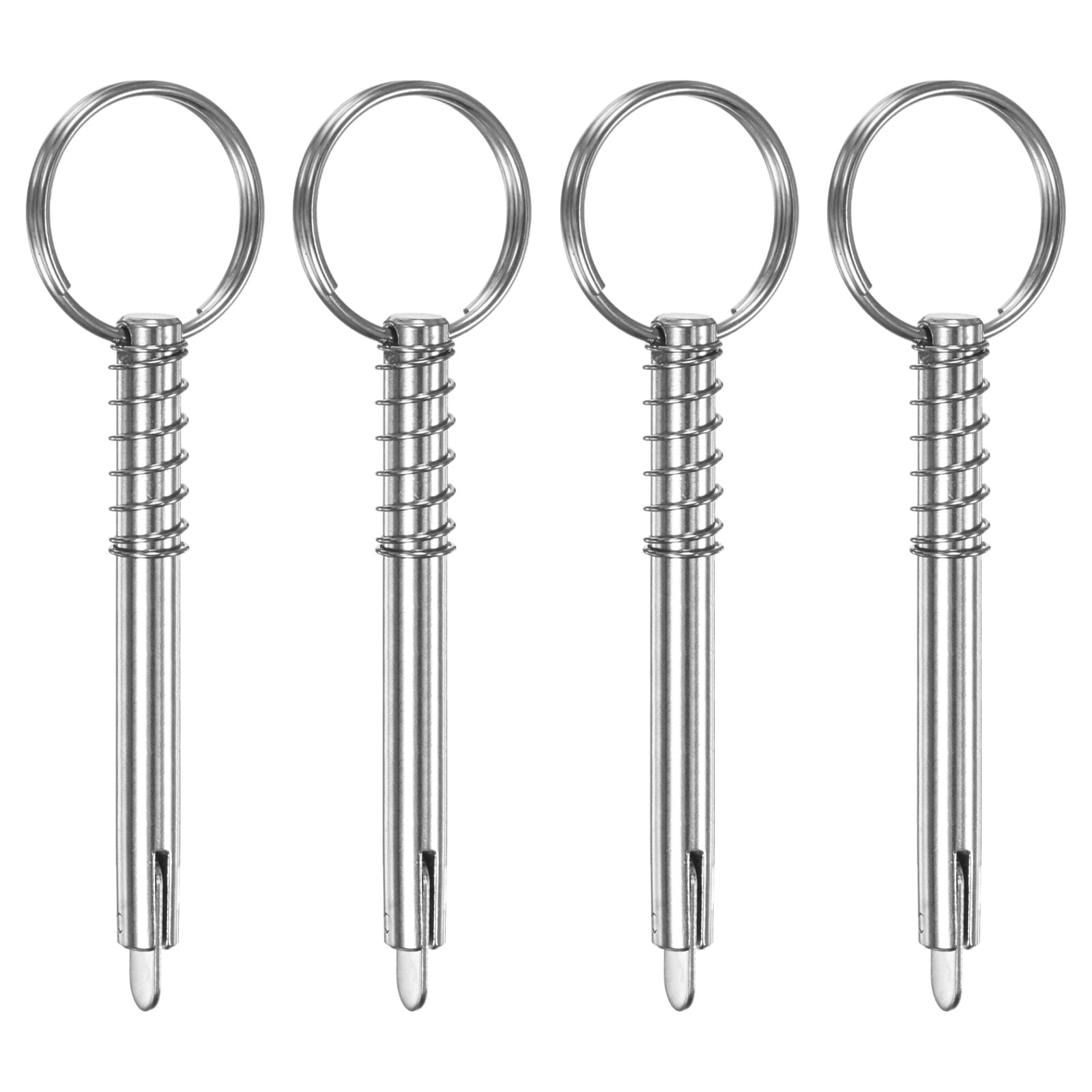 Uxcell 4-Pack Quick Release Pins, 316 Stainless Steel 8mm Dia., 66mm ...