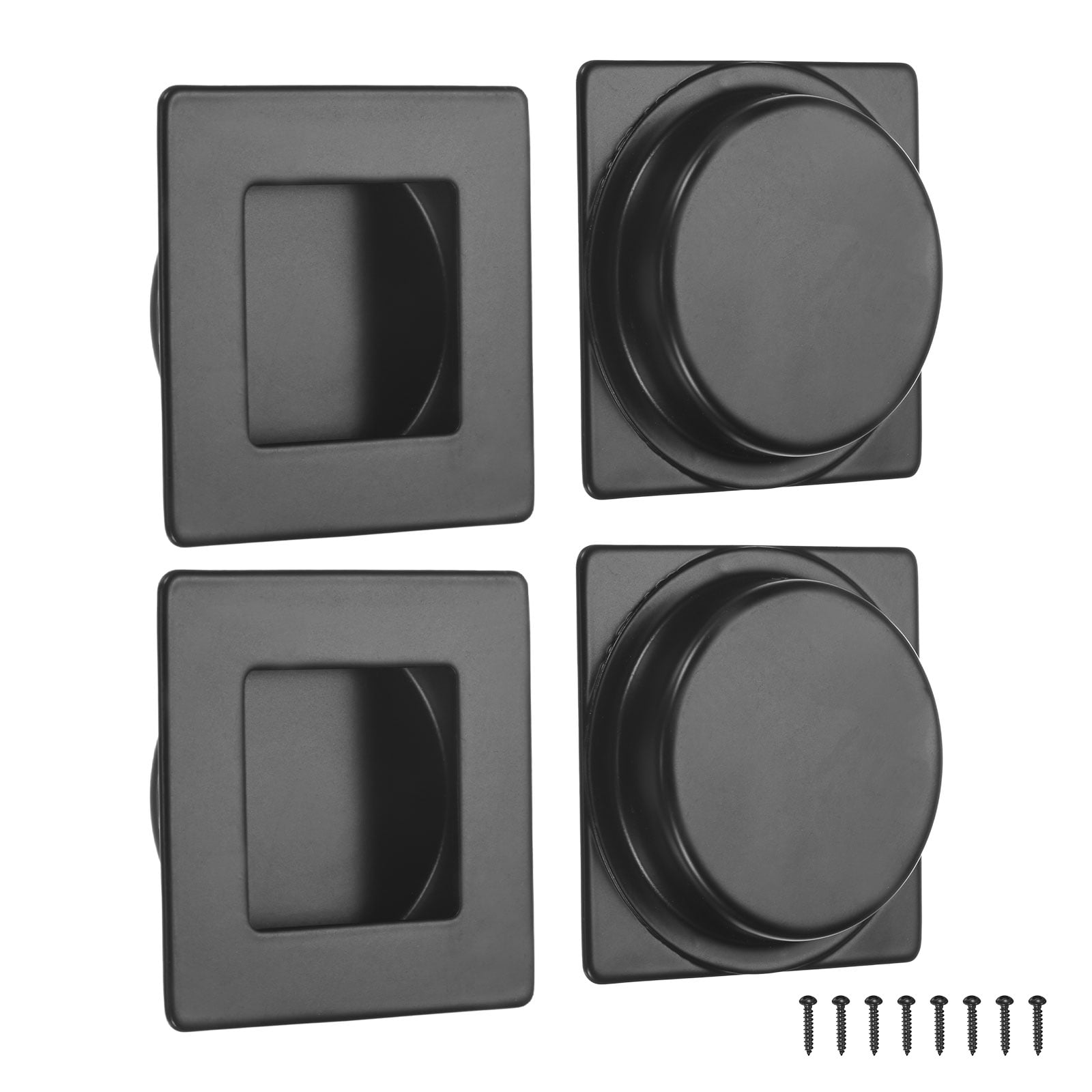 Uxcell 4-Pack Recessed Finger Pulls, 2.75 Inch 304 Stainless Steel ...