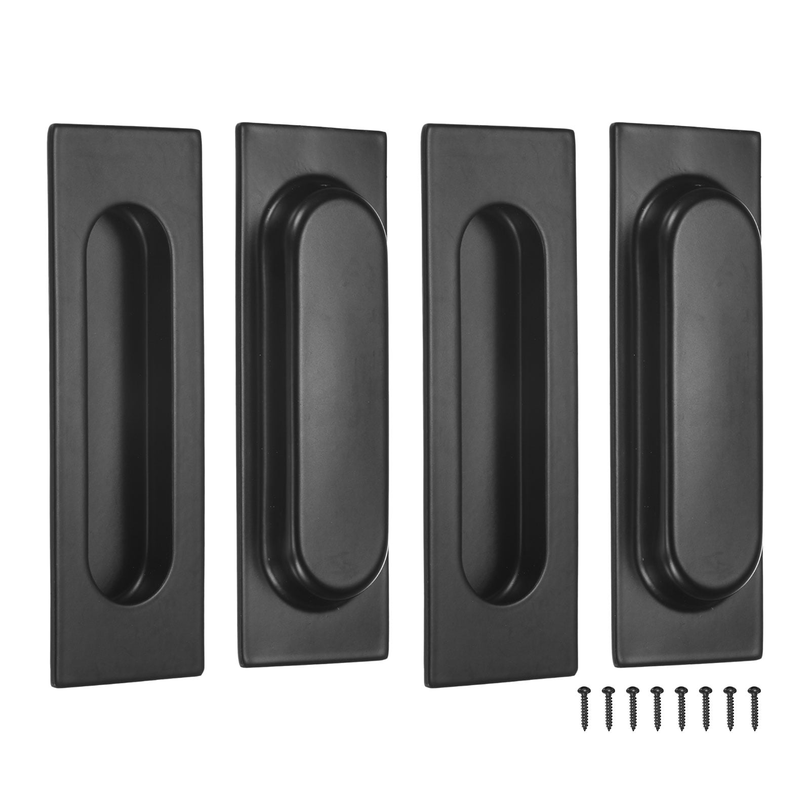 Uxcell 4-Pack Recessed Finger Pulls, 4.72 Inch Inner Circle 304 ...