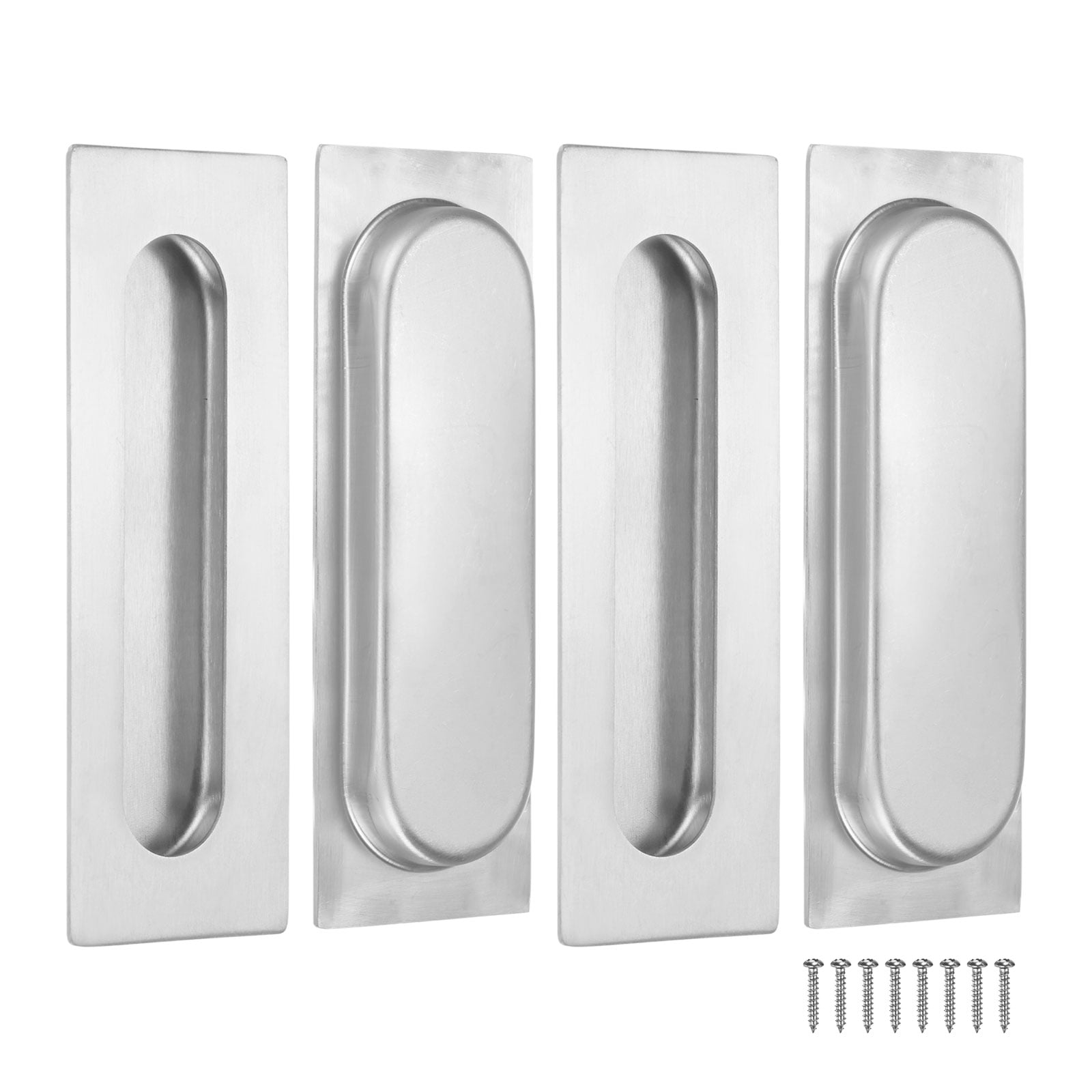 Uxcell 4-Pack Recessed Finger Pulls, 5.90 Inch Inner Circle 304 ...
