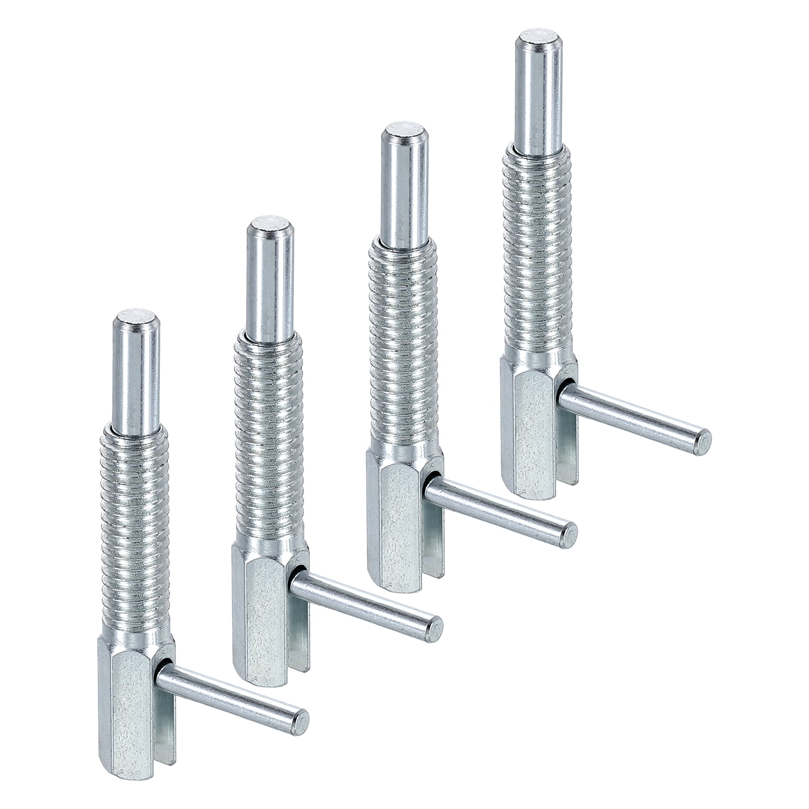 Uxcell Retractable Indexing Plunger Pin, l Spring Plunger Carbon Steel ...