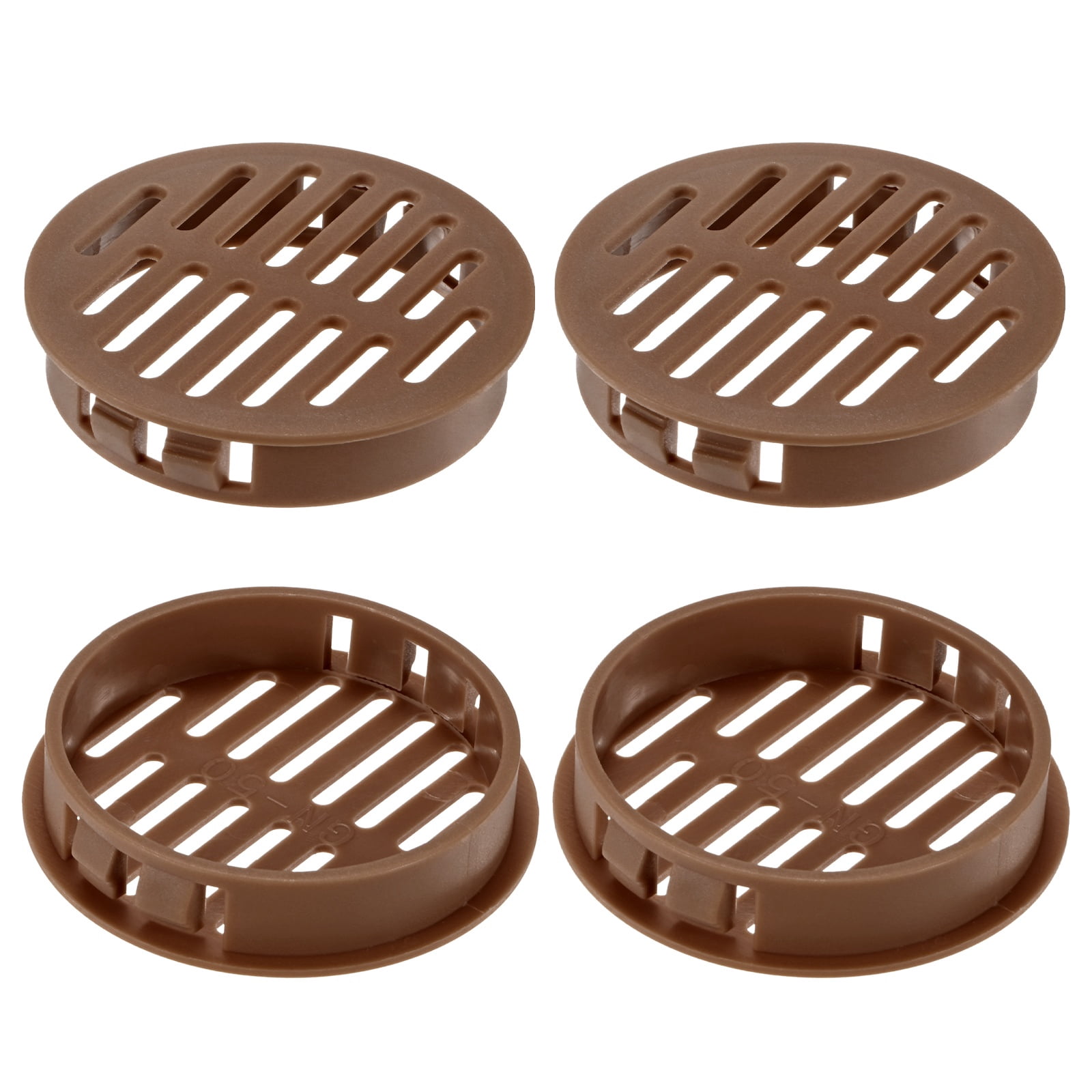 Uxcell 4-Pack Round Soffit Vents, 50mm/2 Inch Plastic Air Vents Grille ...