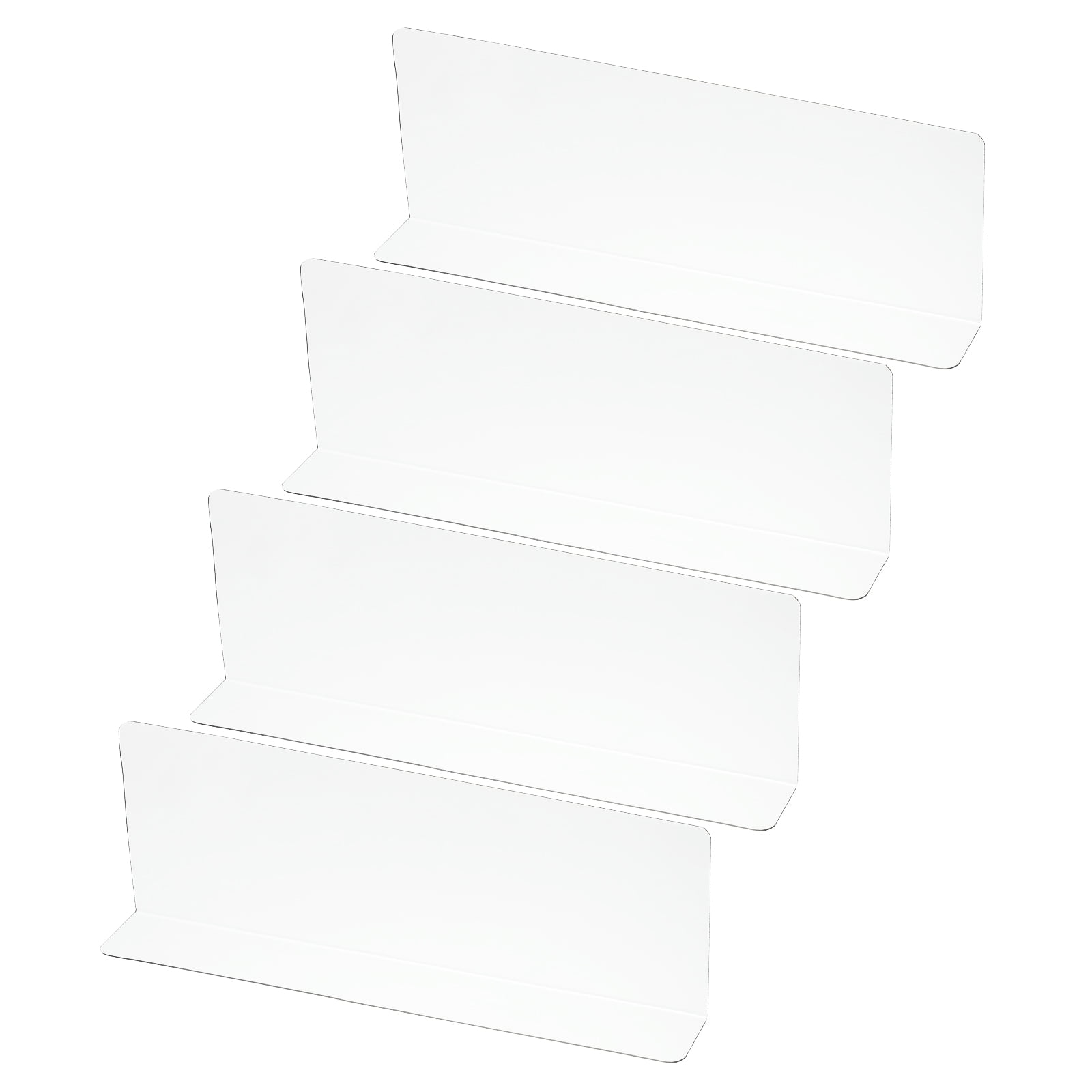 Uxcell 4 Pack Shelf Dividers for Closet Organization, 11.1x1.6x4 ...