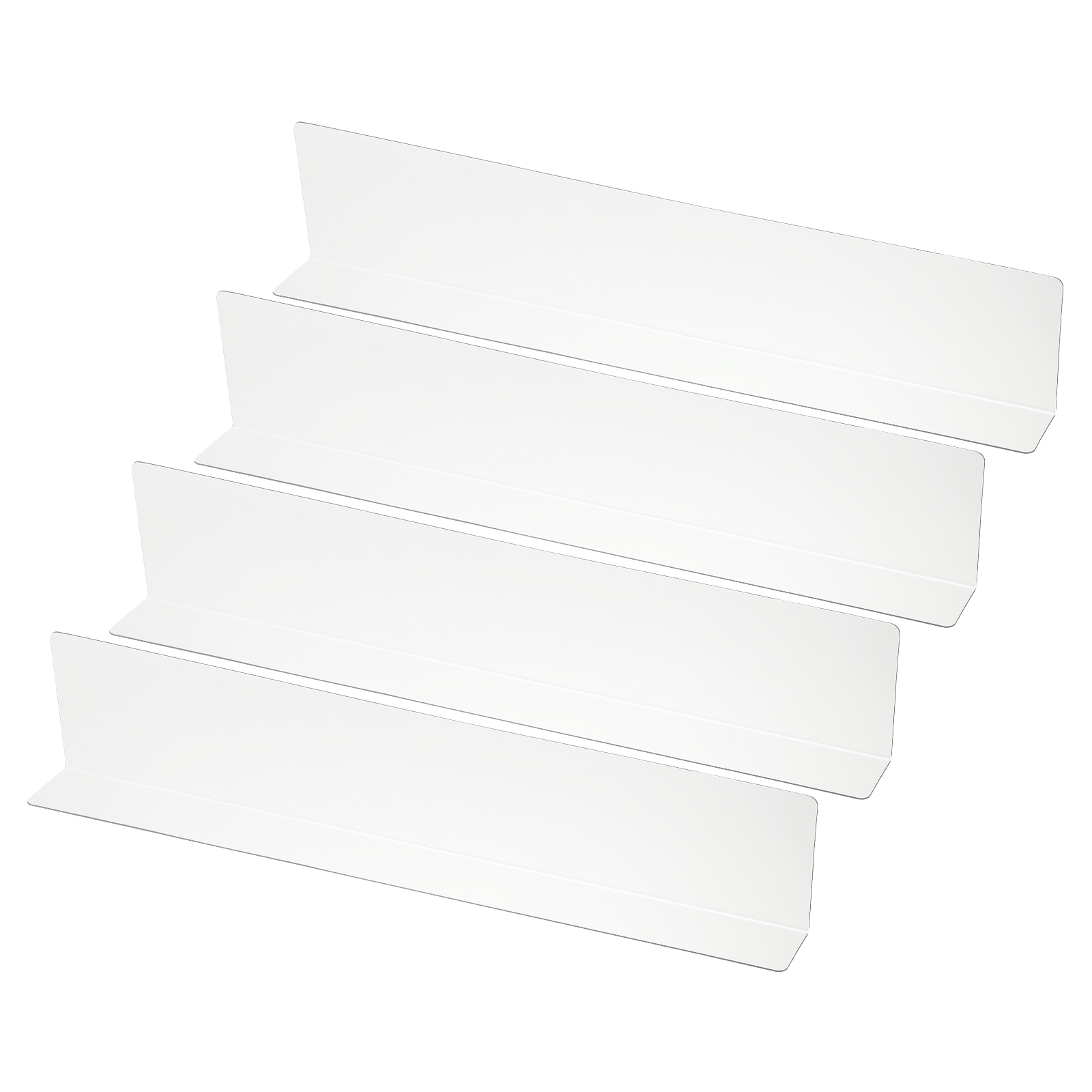 Uxcell 4 Pack Shelf Dividers for Closet Organization, 15.8x1.6x3.2 ...