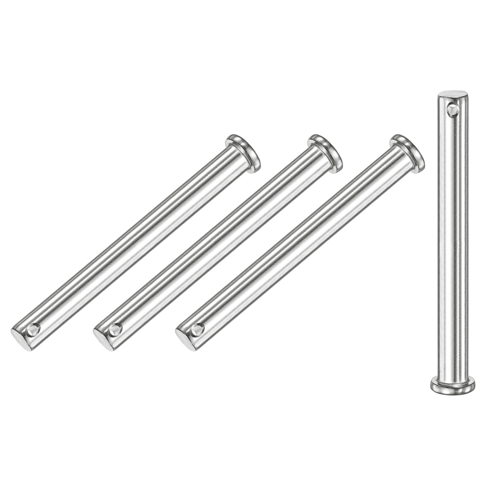 Uxcell 4-Pack Single Hole Clevis Pins, M10 x 120mm 304 Stainless Steel ...