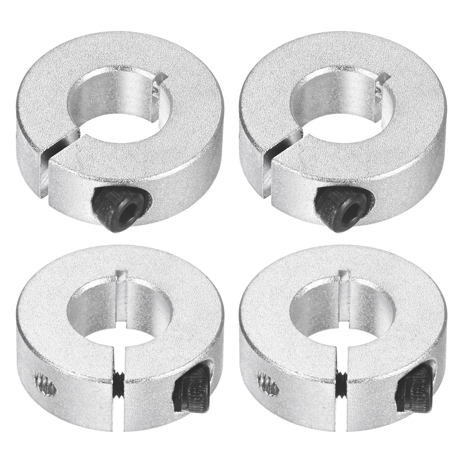 Uxcell 4-Pack Single Split Shaft Collar 14mm Bore 30mm OD, 10mm ...