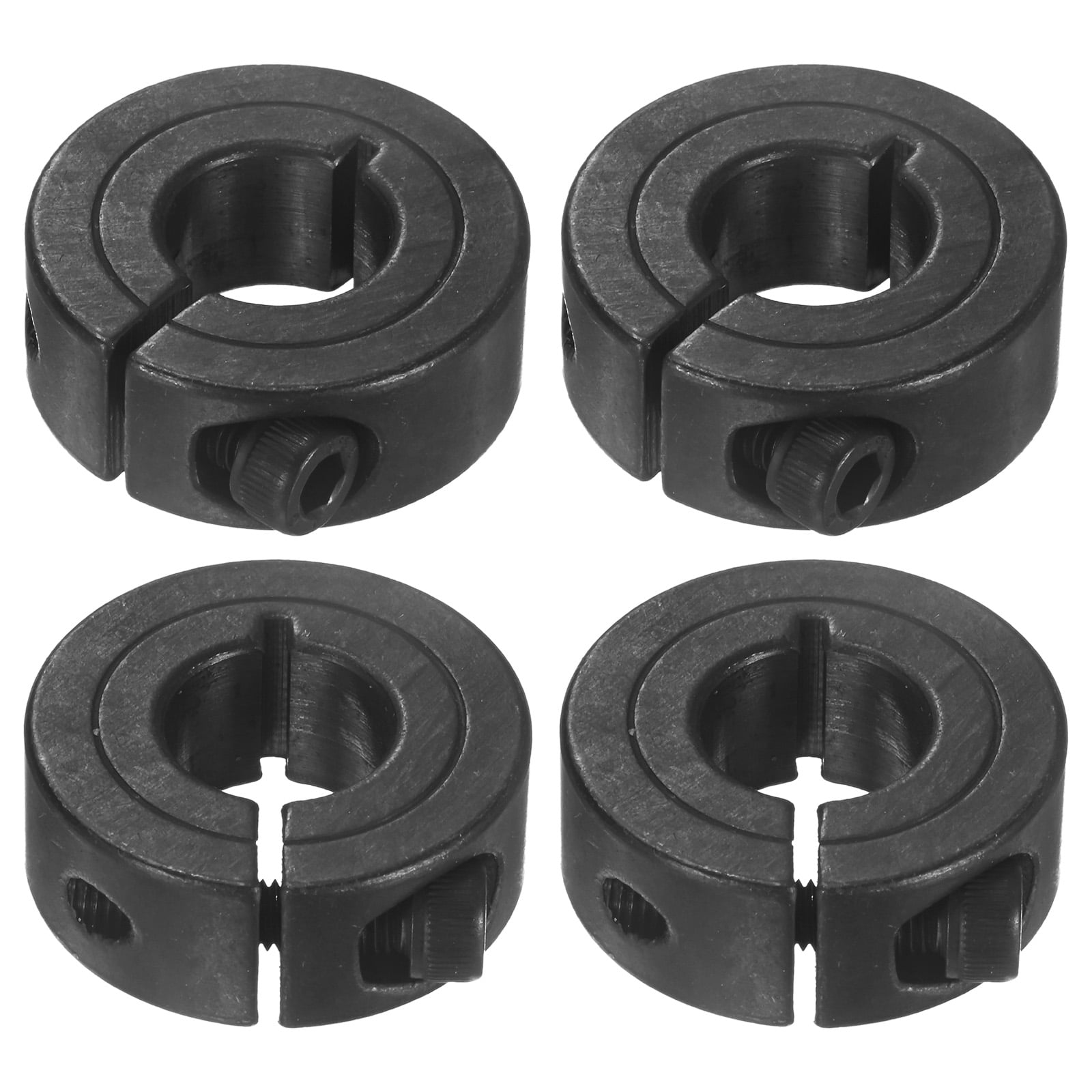 Uxcell 4-Pack Single Split Shaft Collar 15mm Bore 34mm OD, 13mm ...
