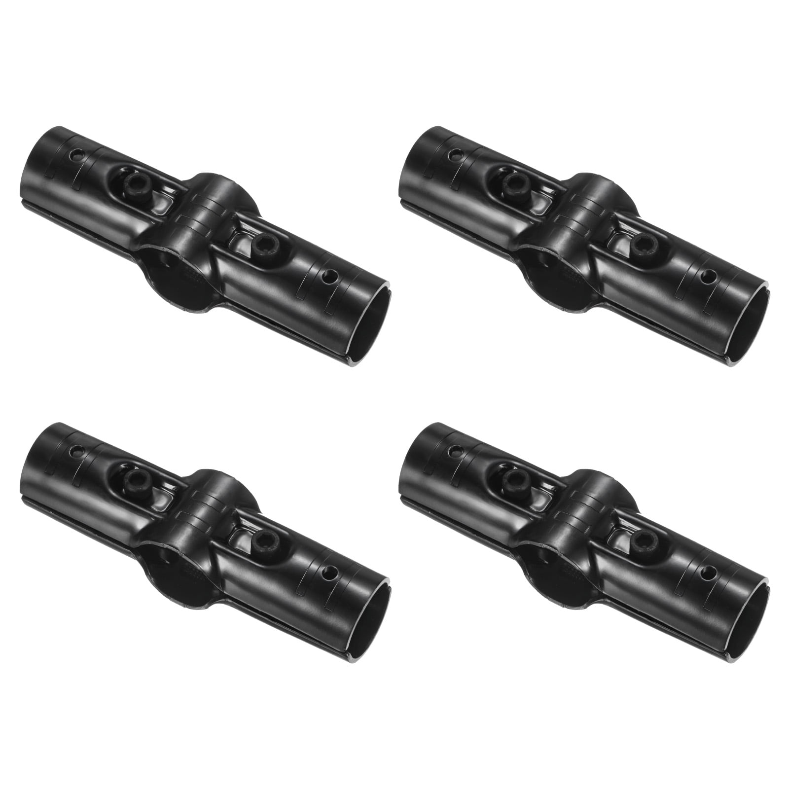 Uxcell 4-Pack Structural Pipe Connector, 3 Way Pipe Clamp Steel Pipe ...