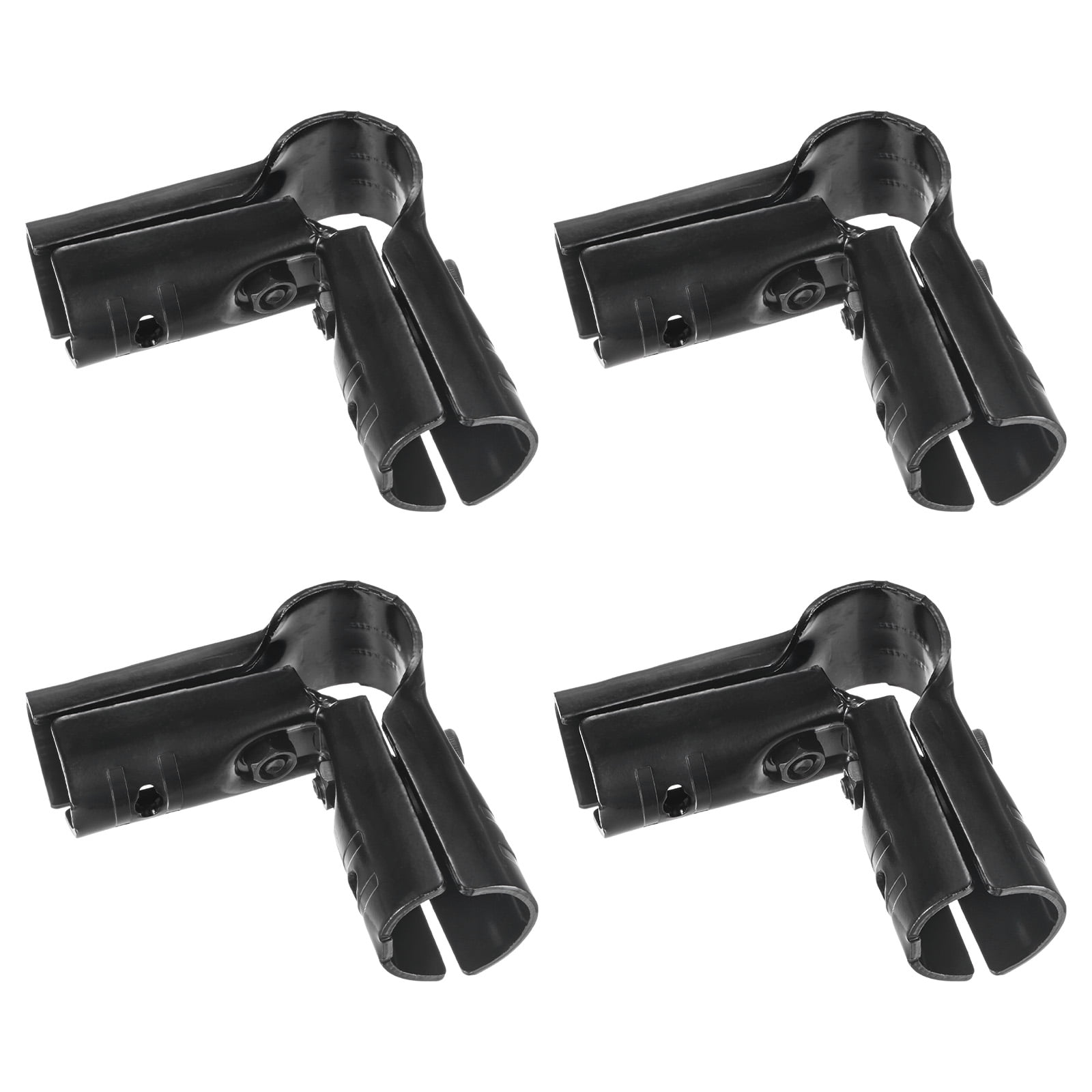 Uxcell 4-Pack Structural Pipe Connector, 90 Degree 3 Way Pipe Clamp ...