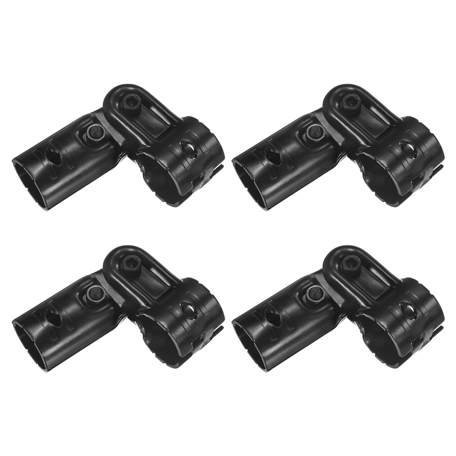 Uxcell 4-Pack Structural Pipe Connector, Tee Adjustable Fence Clamp ...
