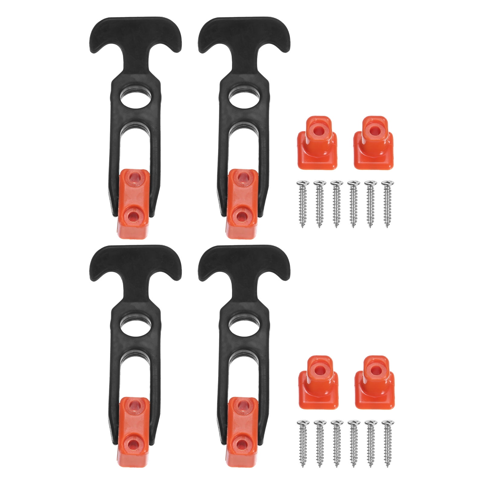 Uxcell 4-Pack T-Handle Rubber Flexible Draw Latches 3.9" Flexible T ...