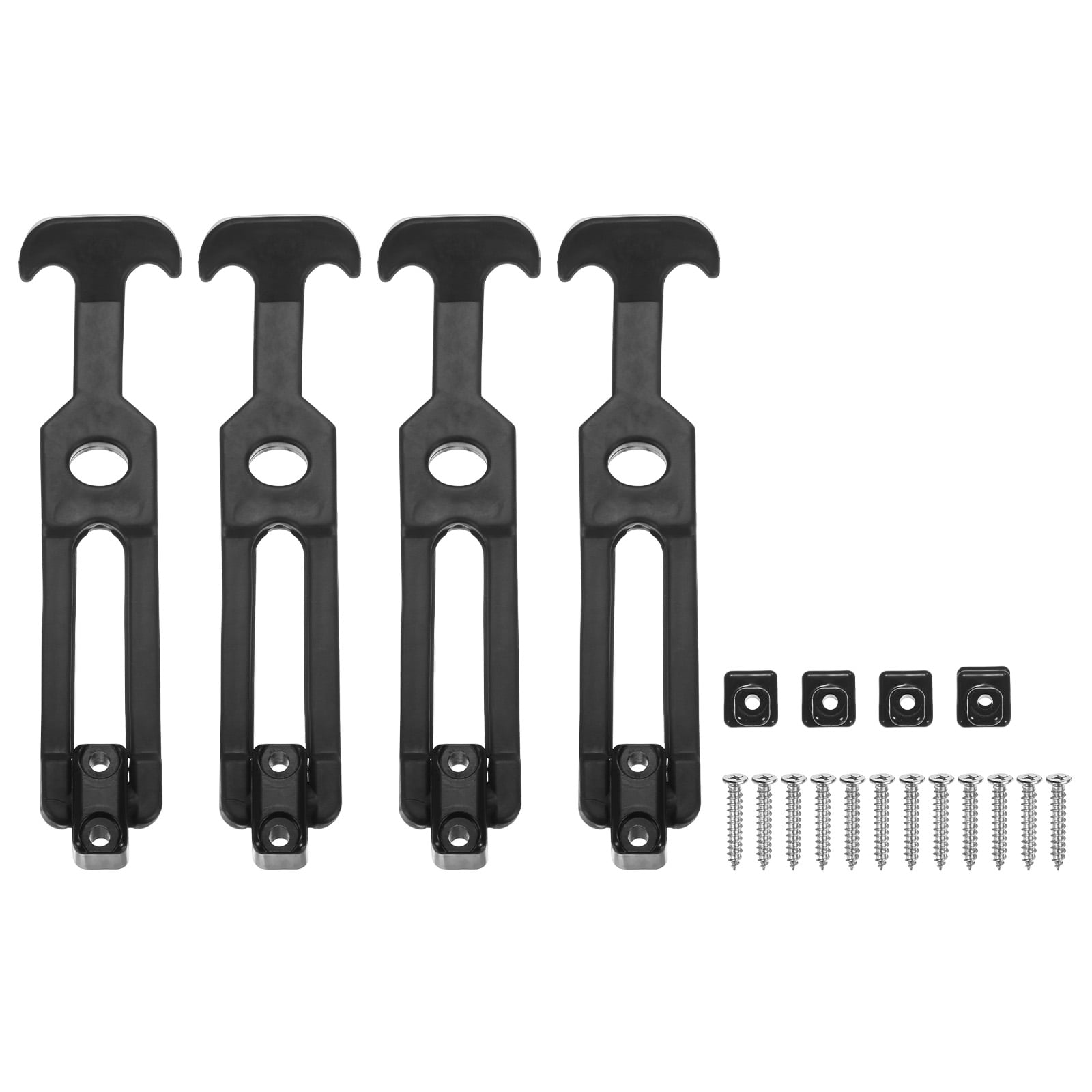 Uxcell 4-Pack T-Handle Rubber Flexible Draw Latches 5.9" Flexible T ...