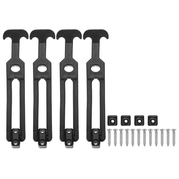 Rubber T-Handle Latches for Toolboxes and Hatches in Black and Orange