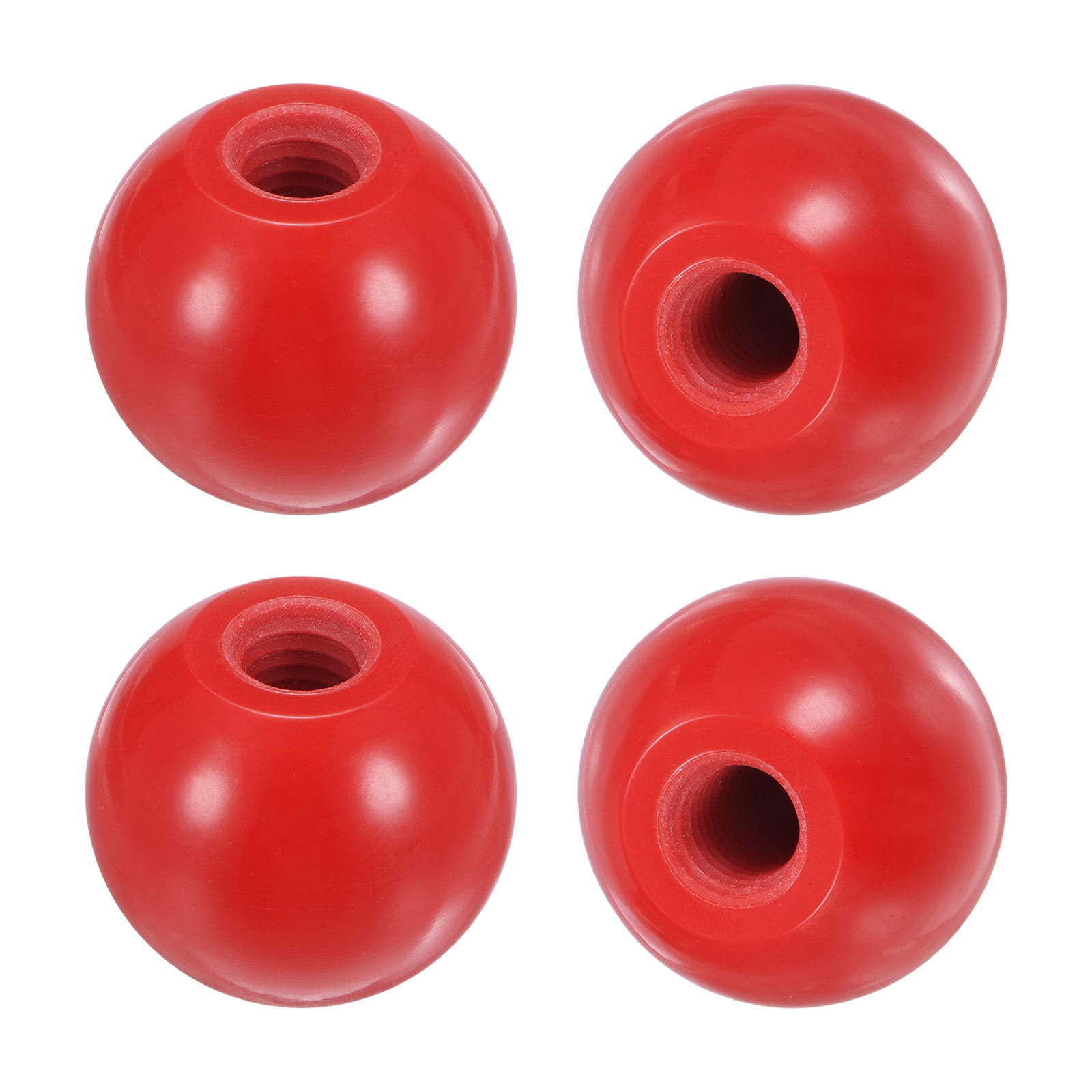 Uxcell 4-Pack Threaded Ball Knobs, M12 Female Thread 40mm Dia ...
