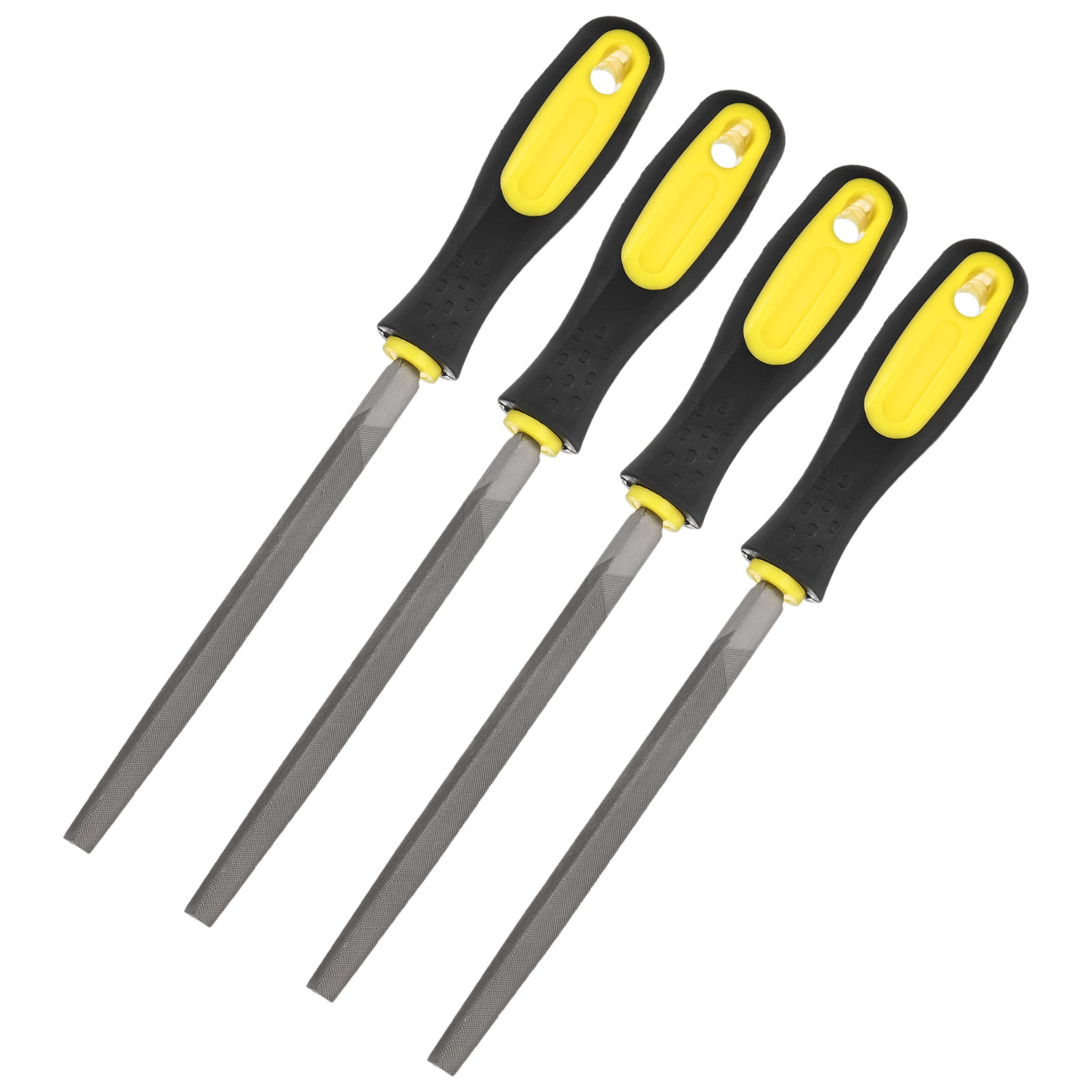 Uxcell 4-Pack Triangular Metal File 6 Inch, High Carbon Steel File Hand ...