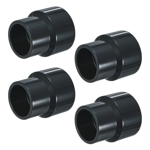 Uxcell 4-Pack UReducer Pipe Fitting, DN40*32 Reducing Coupling ...