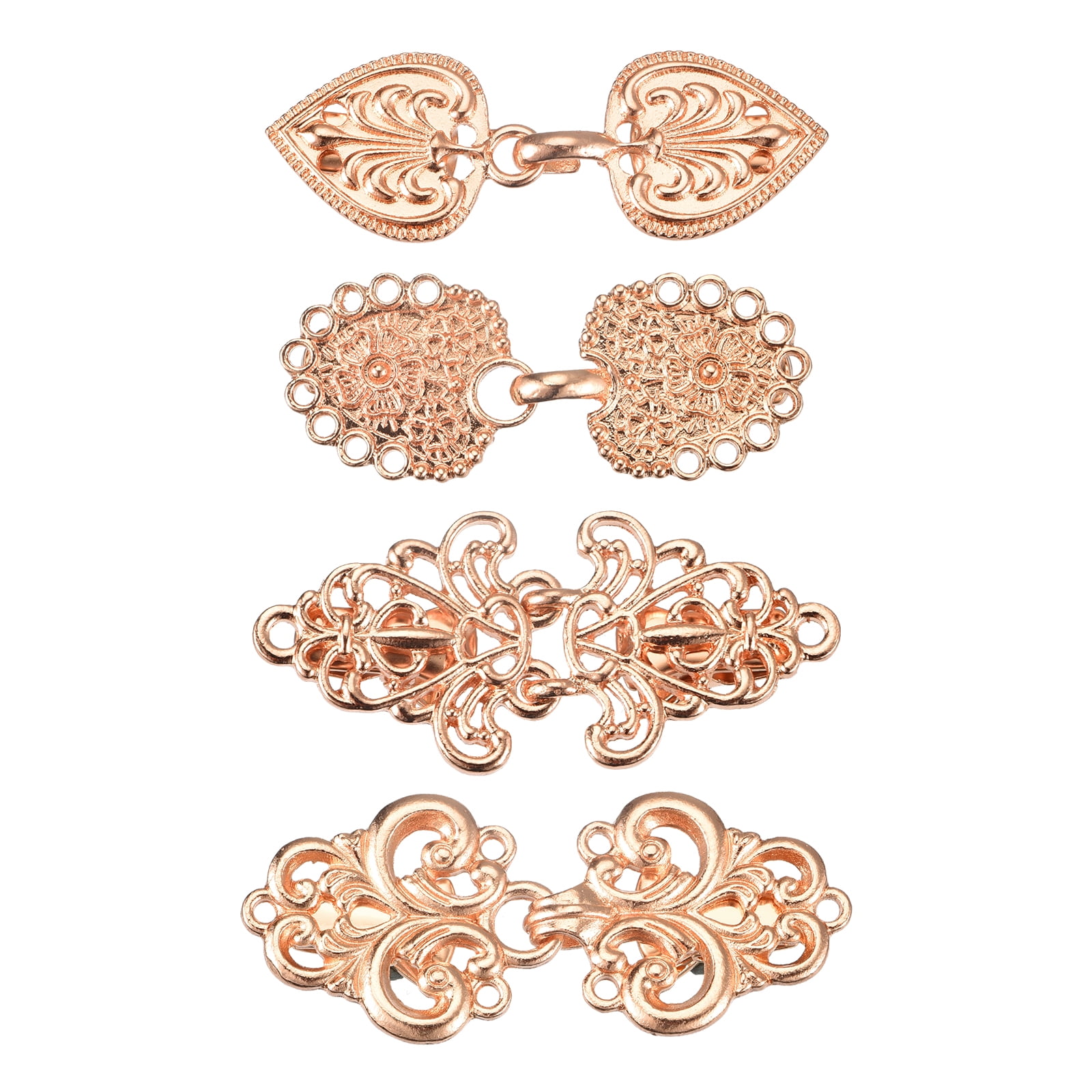 Uxcell 4 Pack Vintage Sweater Clips Cape Cloak Clasp Retro Cardigan ...
