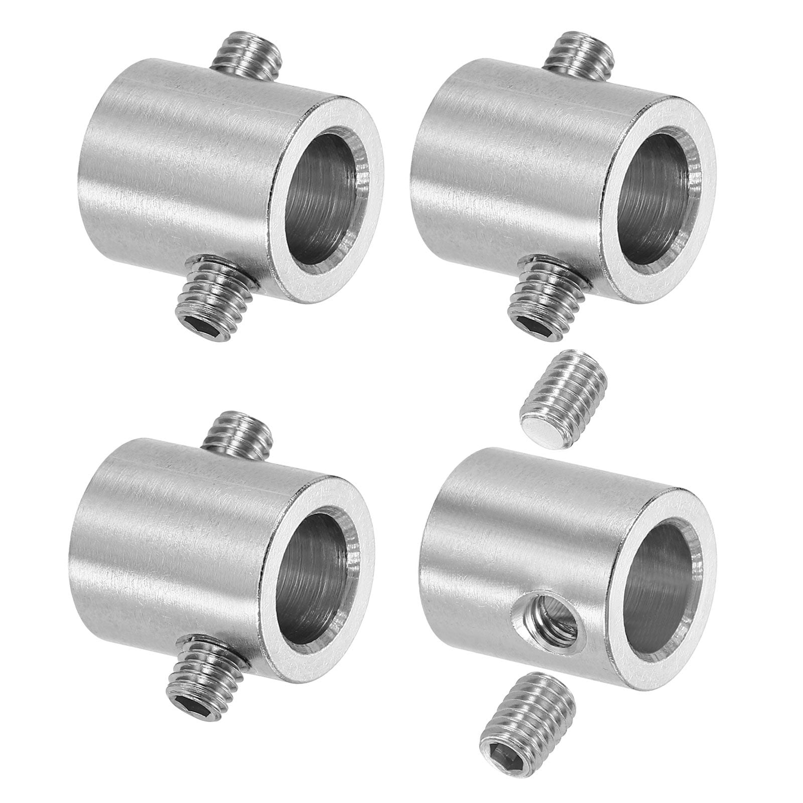 Uxcell 4 Pack Wire Rope Clips, 11mm ID 18mm OD Double Holes Lock Cable ...