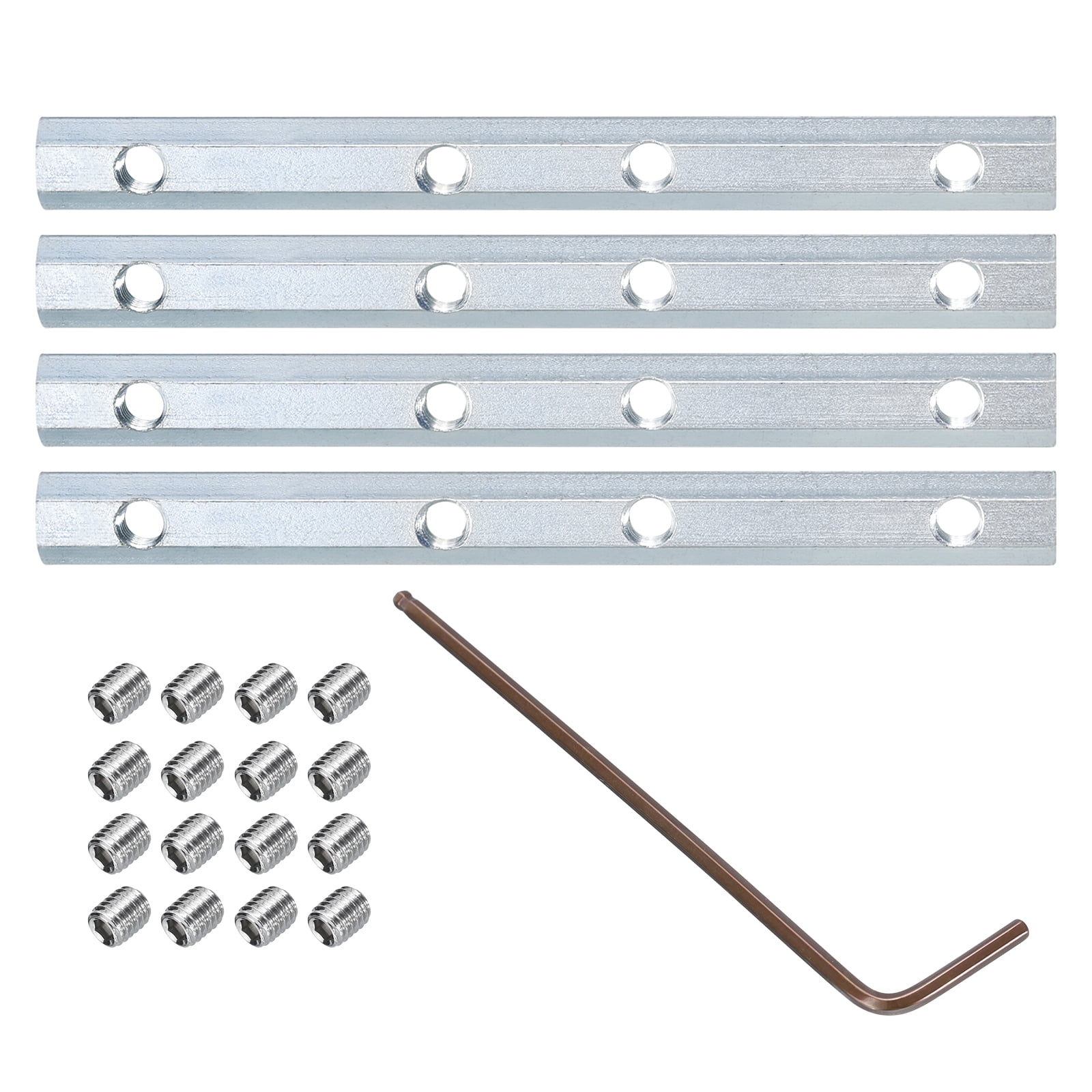 Uxcell 4 Packs 20 Series Straight Line Connector with M5 Screw and ...