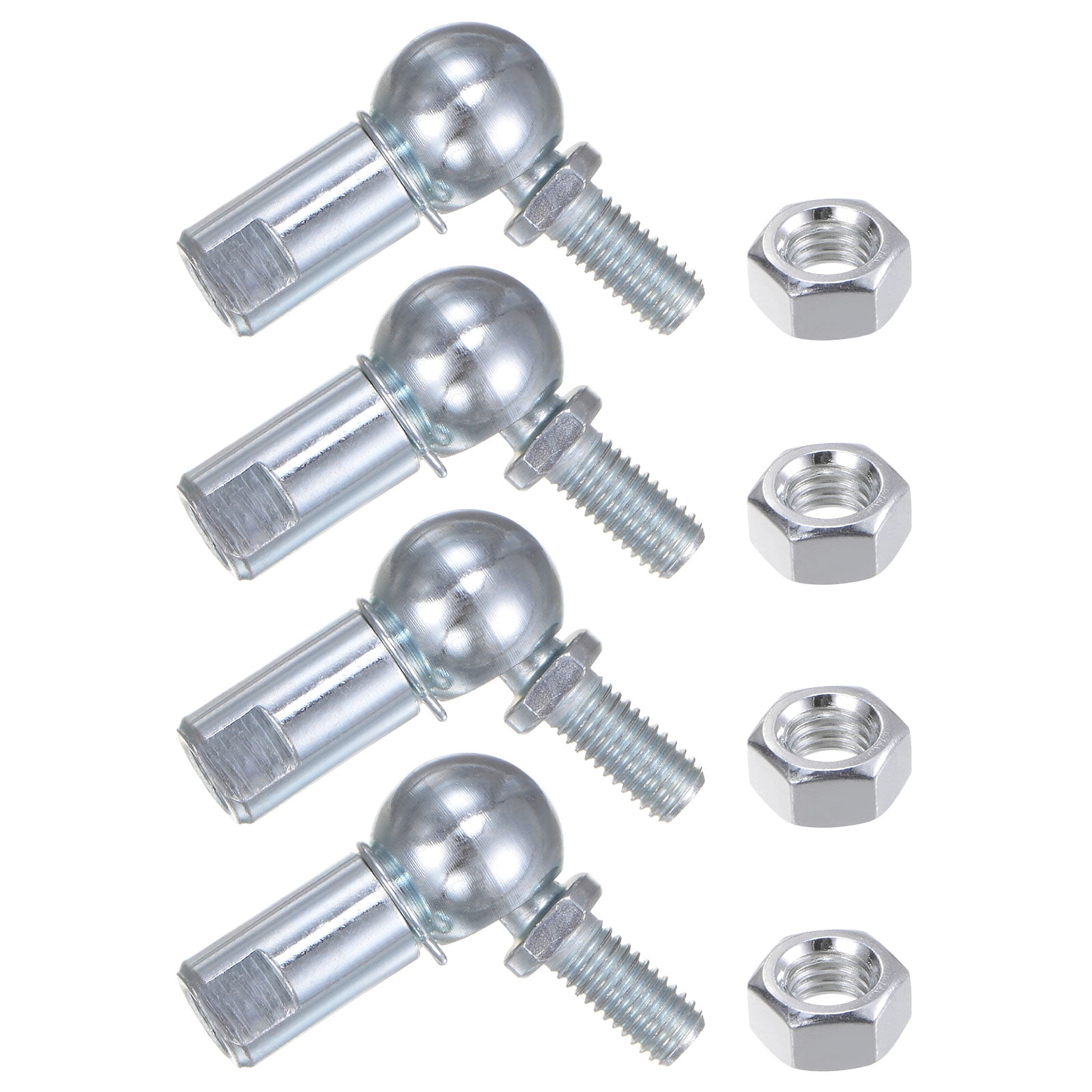 Uxcell 4 Packs CS13 M8 Angle Ball Joint M8x1.25 Right Hand Thread A3 ...