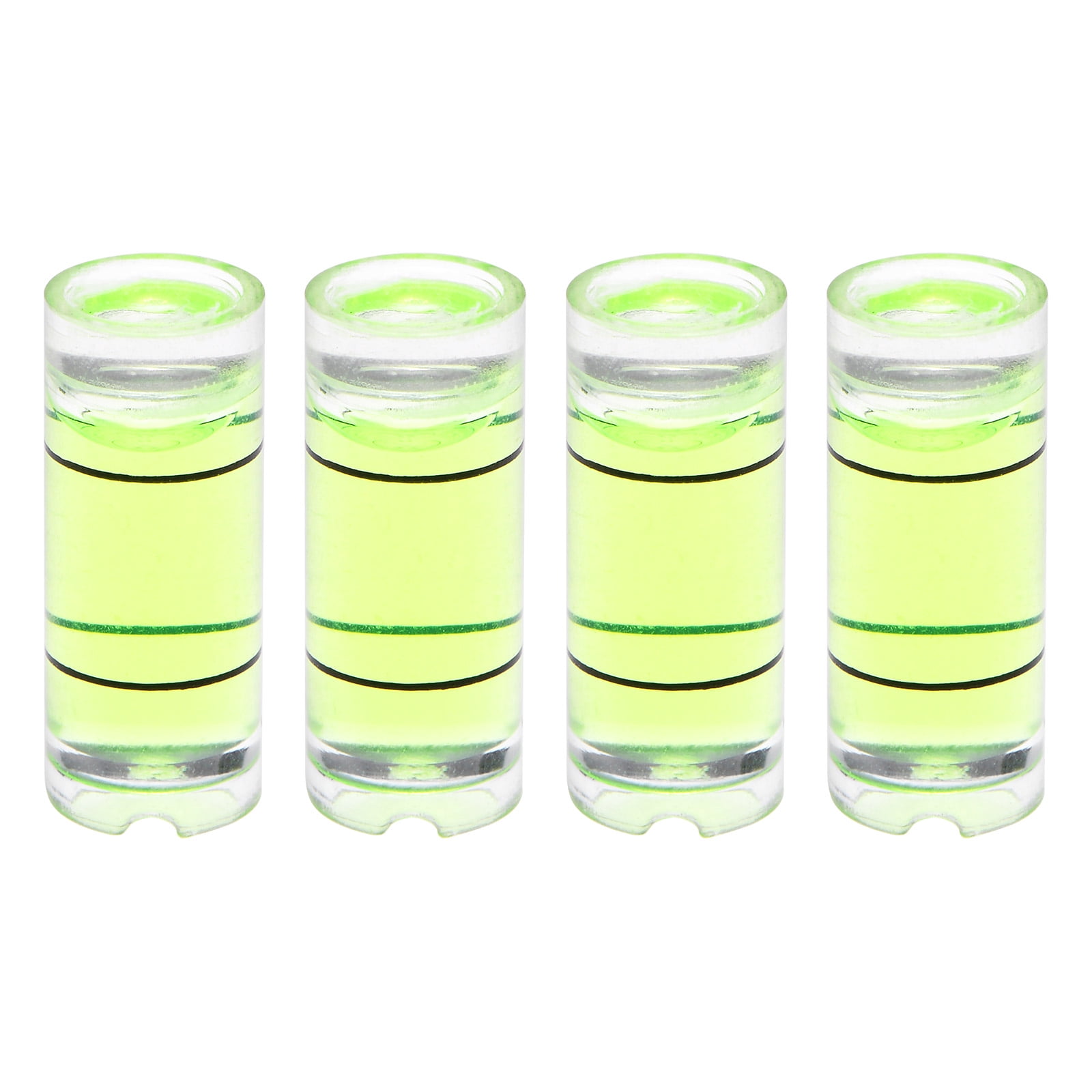 Uxcell 4 Packs Cylindrical Bubble Level 8x20mm Mini Bullseye Spirit ...