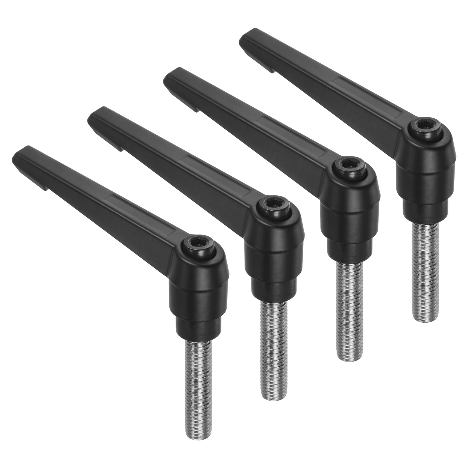 Uxcell 4 Packs M12 x 50mm 304 Stainless Steel Male Thread Adjustable ...