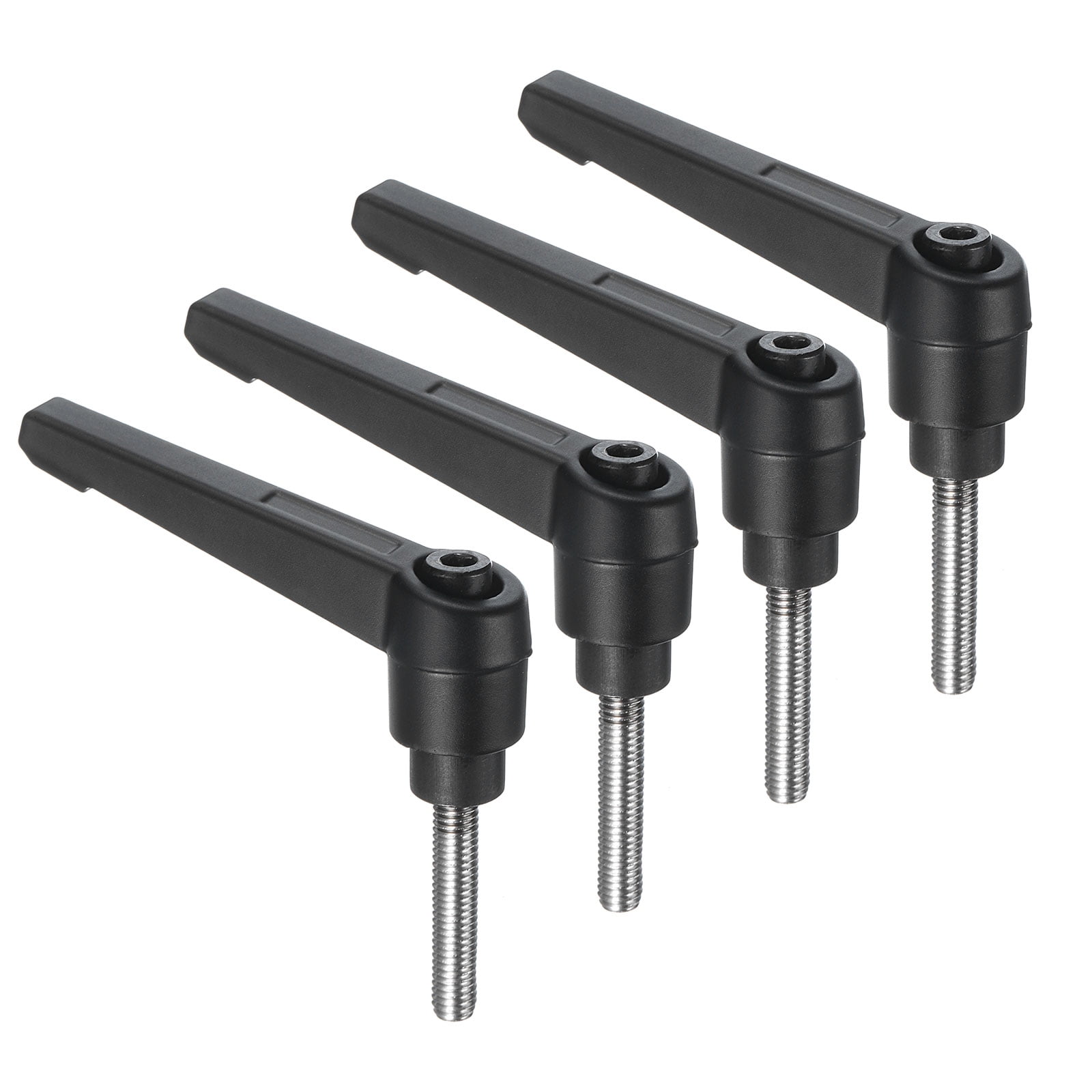 Uxcell 4 Packs M5 x 25mm 304 Stainless Steel Male Thread Adjustable ...