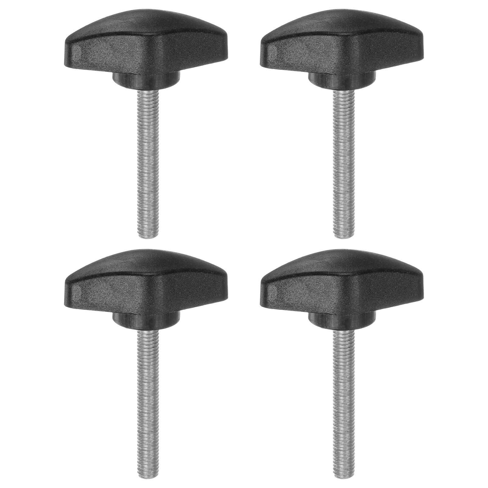 Uxcell 4 Packs M5 x 40mm Male Thread Tee Wing Knobs Thumb Screw ...