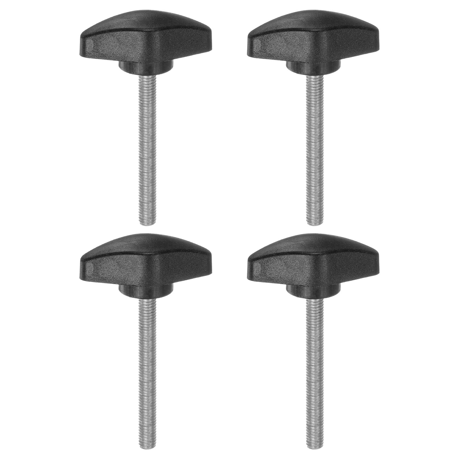 Uxcell 4 Packs M5 x 50mm Male Thread Tee Wing Knobs Thumb Screw ...