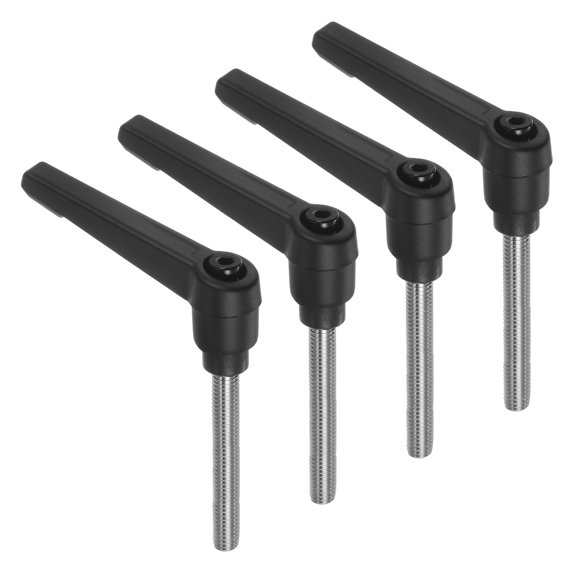 Uxcell 4 Packs M6 x 50mm 304 Stainless Steel Male Thread Adjustable ...