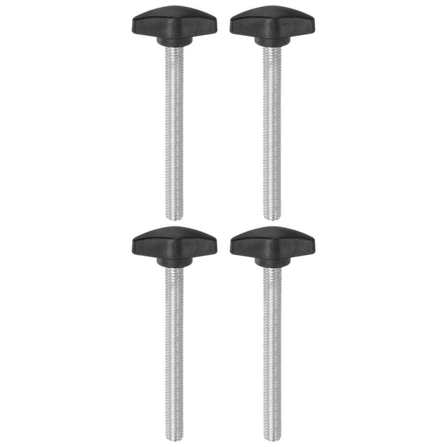 Uxcell 4 Packs M8 x 75mm Male Thread Tee Wing Knobs Thumb Screw ... Uxcell 4 Packs M8 x 75mm Male Thread Tee Wing Knobs Thumb Screw ...