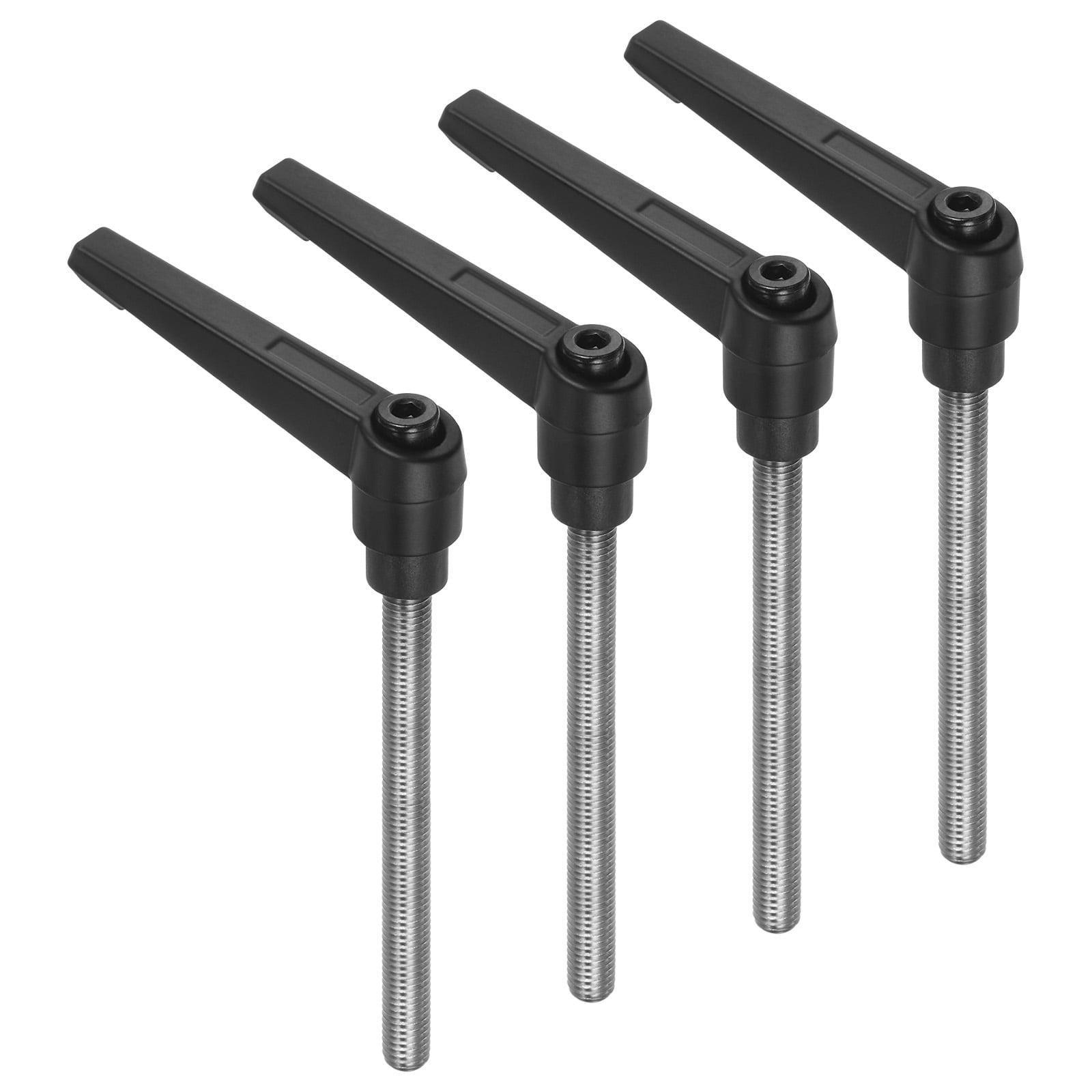 Uxcell 4 Packs M8 x 80mm 304 Stainless Steel Male Thread Adjustable ...