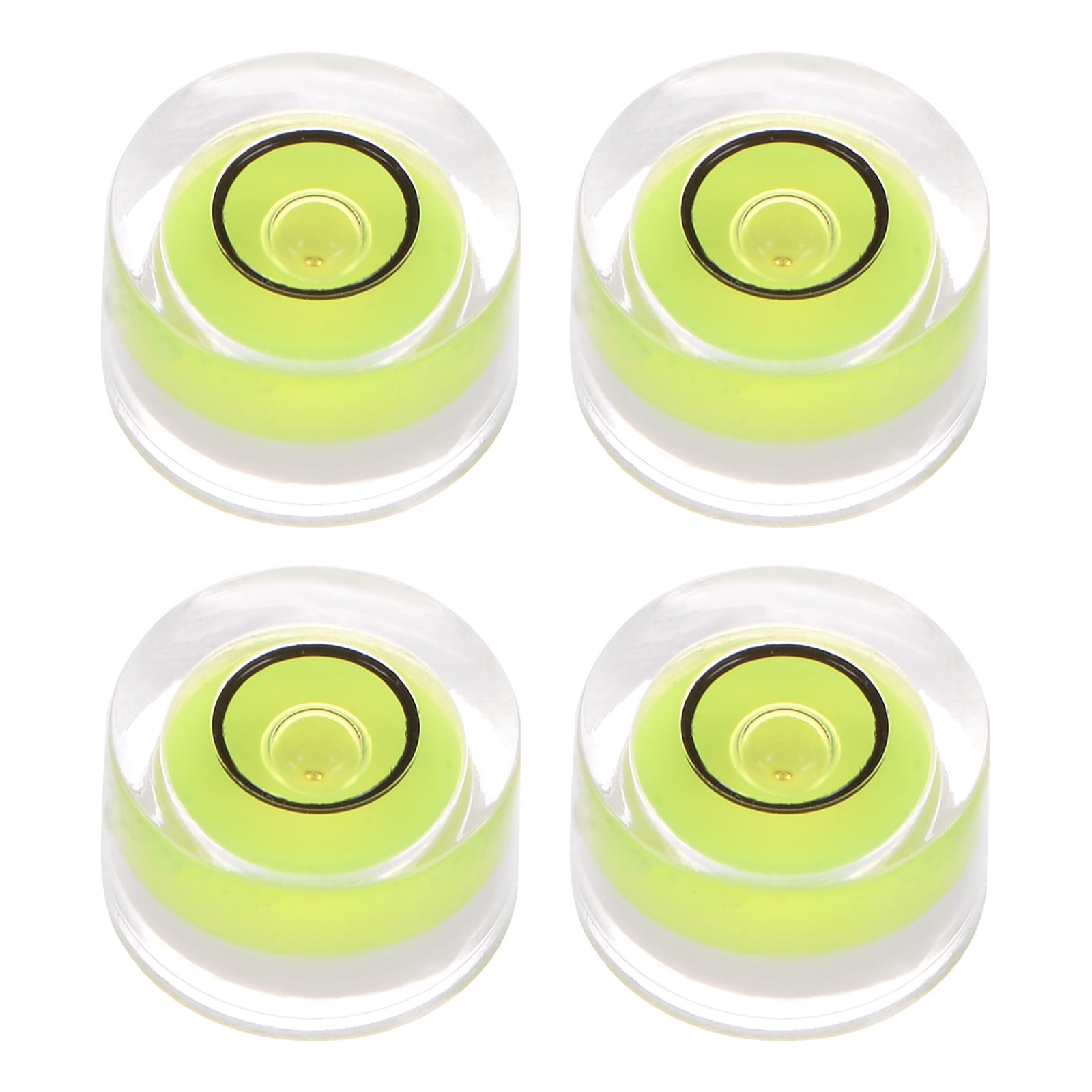 Uxcell 4 Packs Round Bubble Level 10x6mm Mini Circular Bullseye Spirit ...