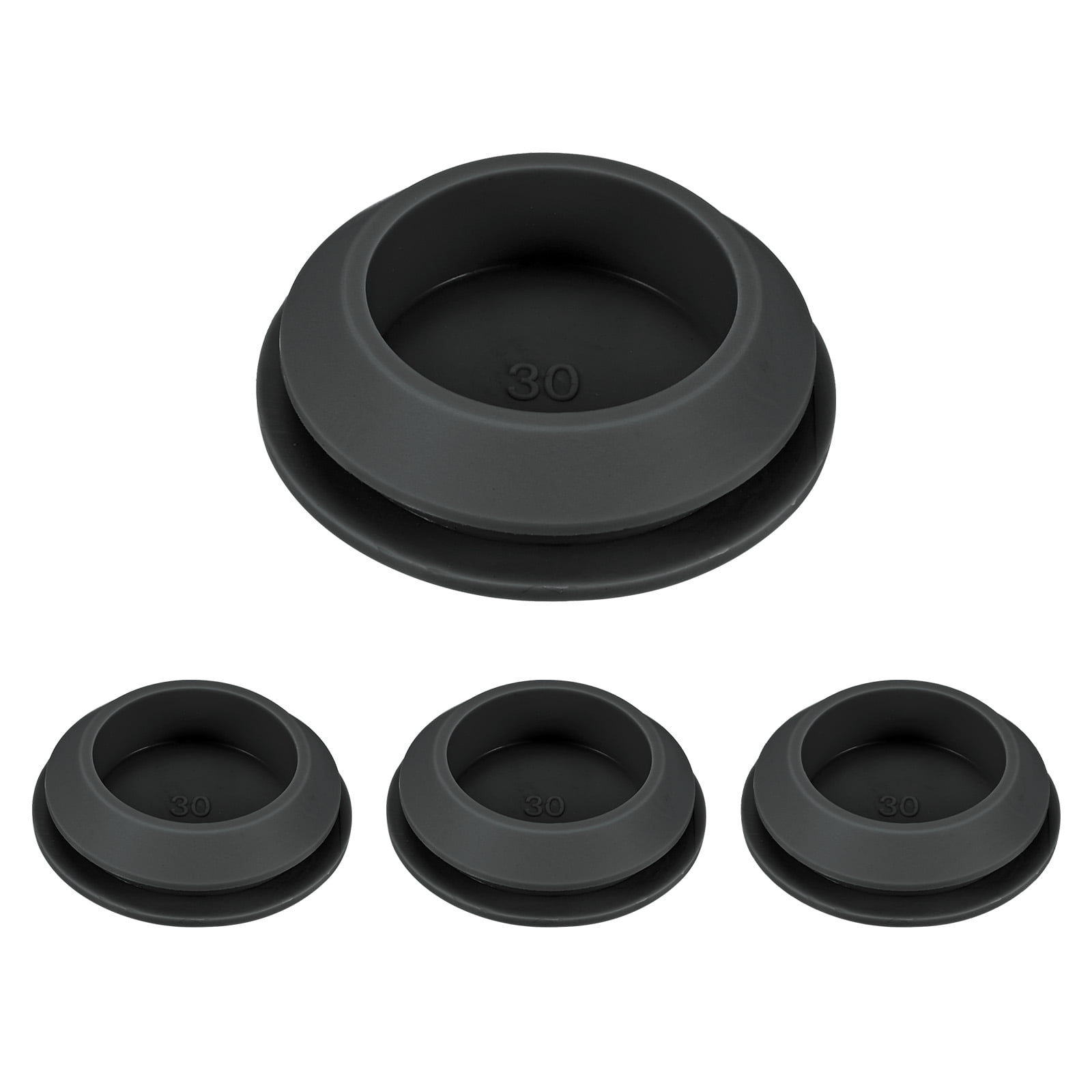 Uxcell 4-Packs Silicone Plugs, Snap in Locking Hole Plugs for 30-33mm ...