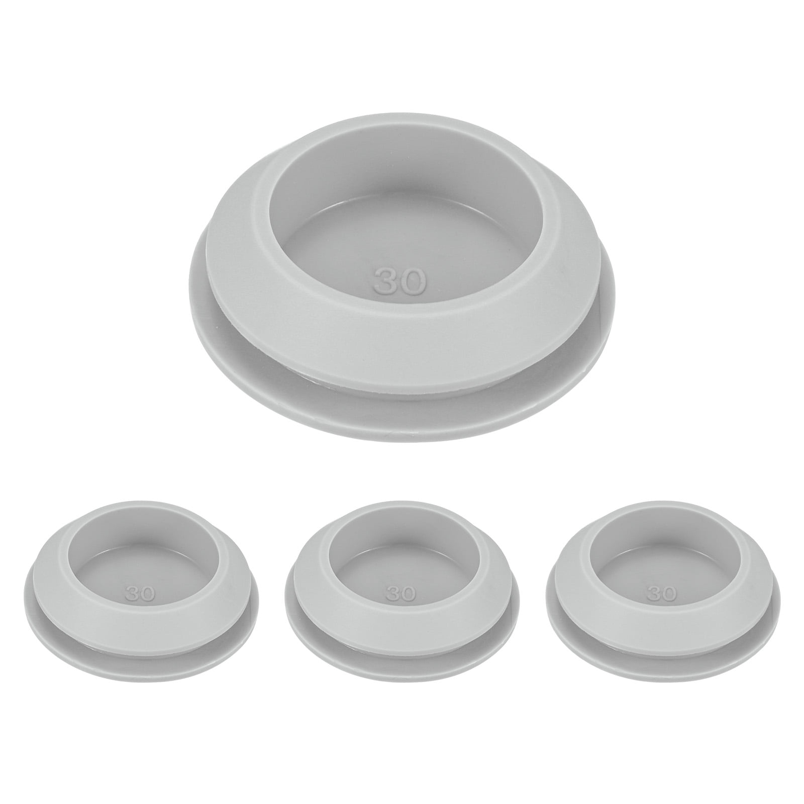 Uxcell 4-Packs Silicone Plugs, Snap in Locking Hole Plugs for 30-33mm ...