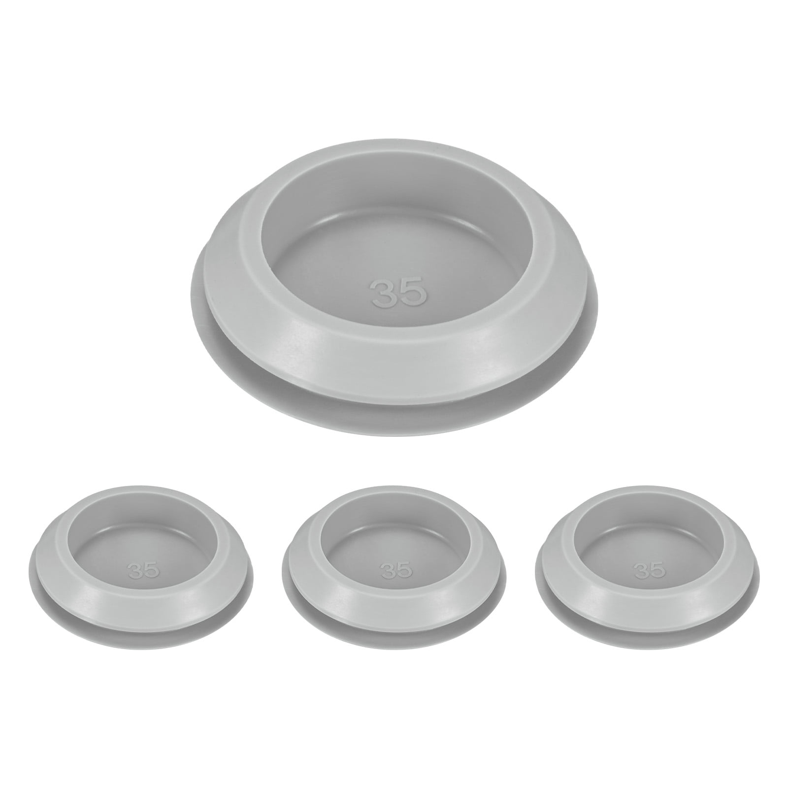 Uxcell 4-Packs Silicone Plugs, Snap in Locking Hole Plugs for 35-38mm ...