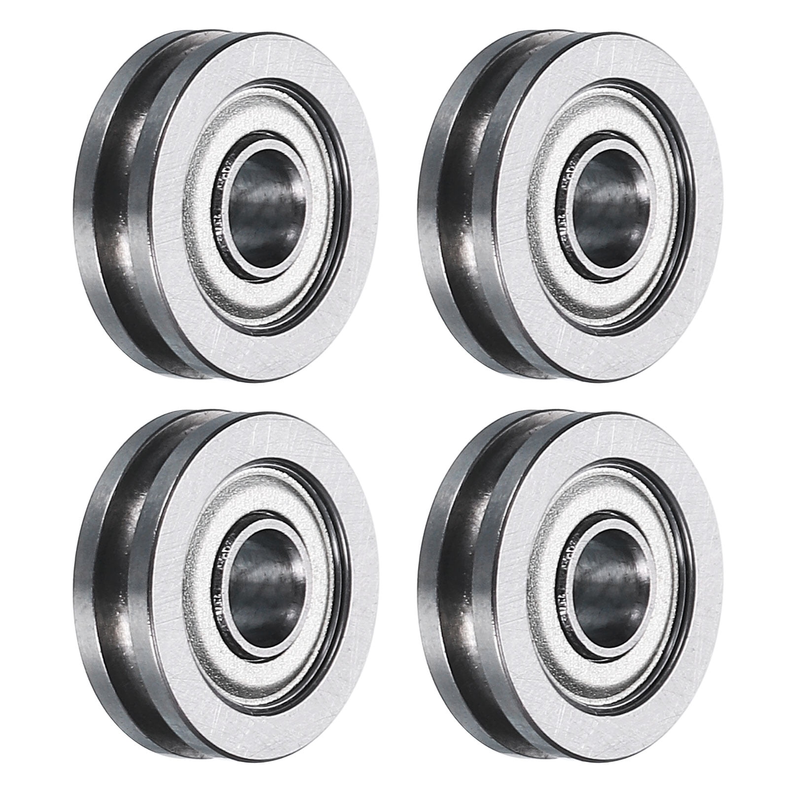 Uxcell 4 Packs TU0310 U Groove Track Guide Bearing 3x10x3mm U Groove ...