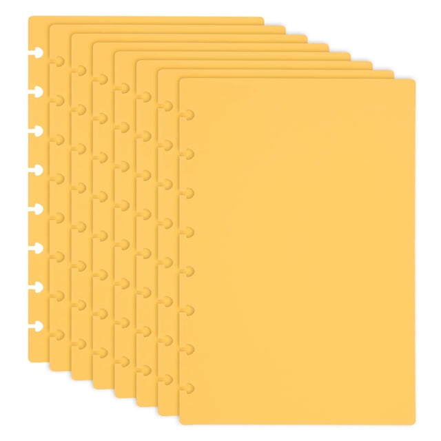 Uxcell 4 Pair Discbound Notebook Cover, 5.75" x 8.74" Junior Size PP ...